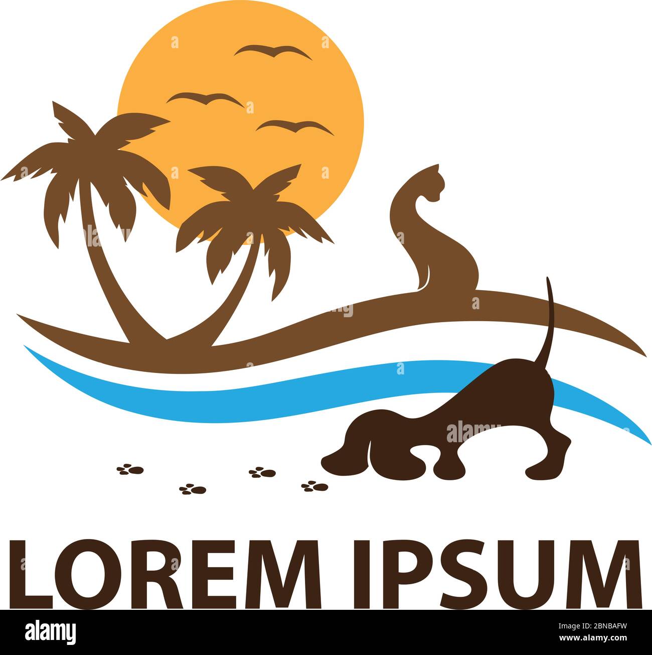 Dog food cat background Stock Vector Images - Alamy