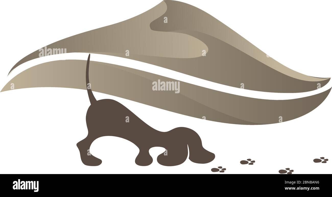 little dog sniffing Stock Vector Image & Art - Alamy