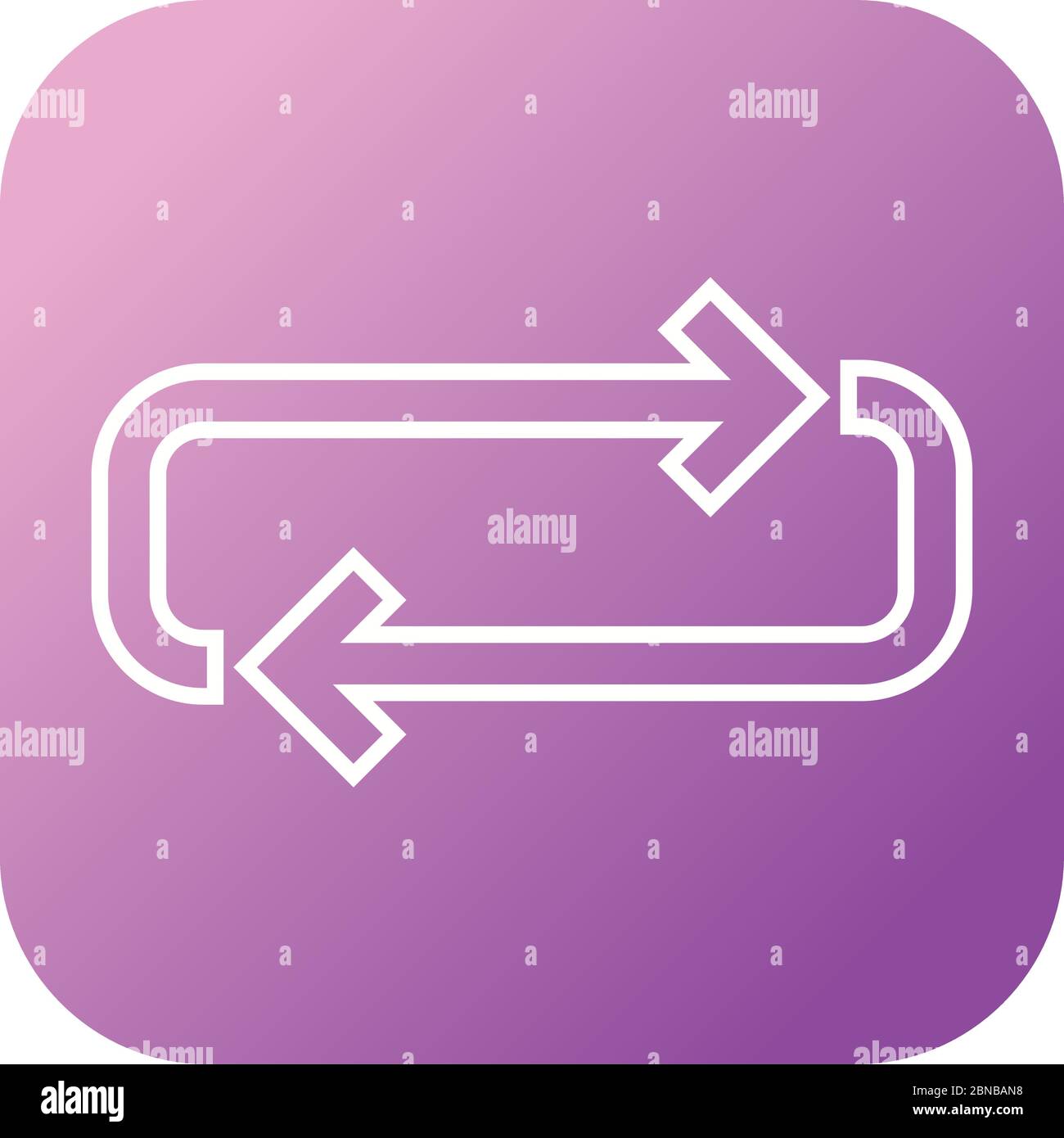 Beautiful Loop Line Vector Icon Stock Vector Image & Art - Alamy