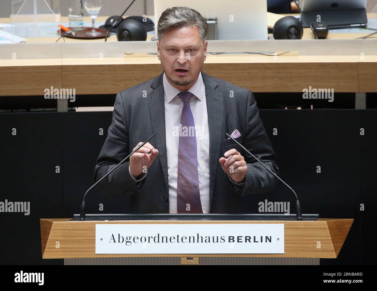 Berlin, Germany. 14th May, 2020. Frank-Christian Hansel (AfD) will ...