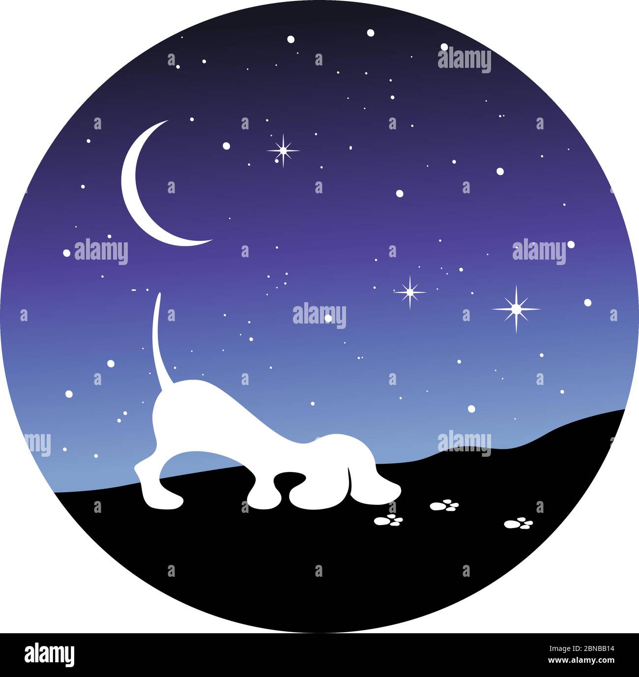 Coonhound dog Stock Vector Images - Alamy