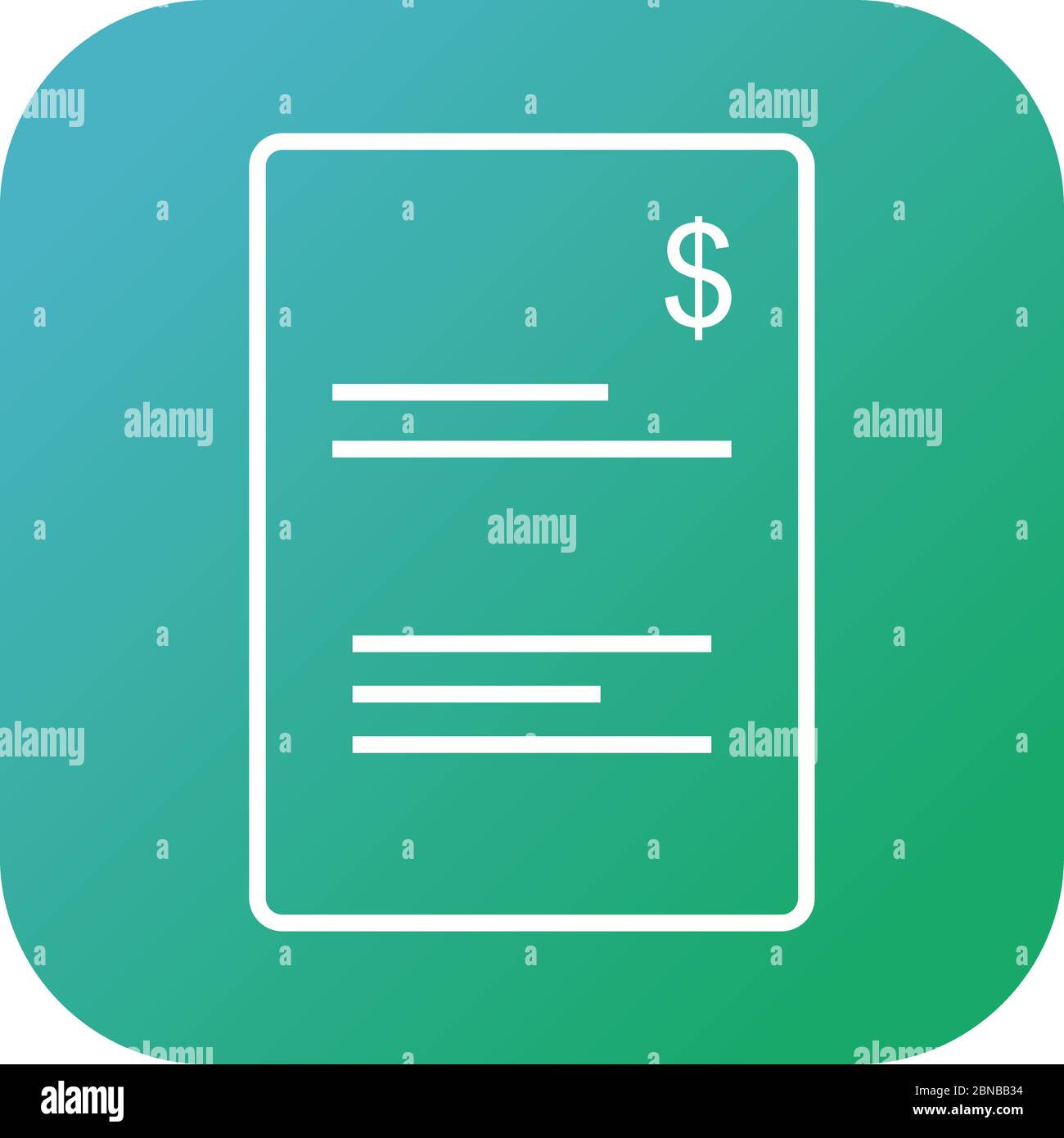 Beautiful Billing Line Vector Icon Stock Vector Image & Art - Alamy
