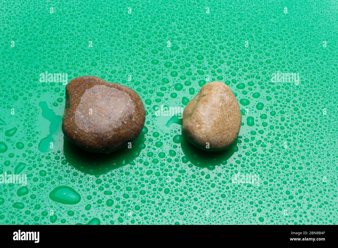 Various minerals, stones composing relaxing forms on backgrounds full ...