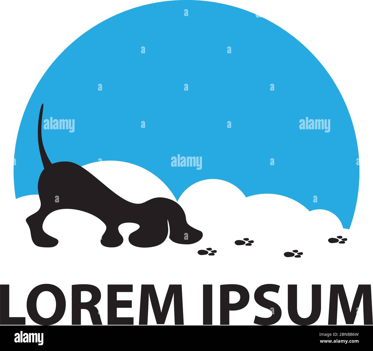Sniffing dachshund Stock Vector Images - Alamy