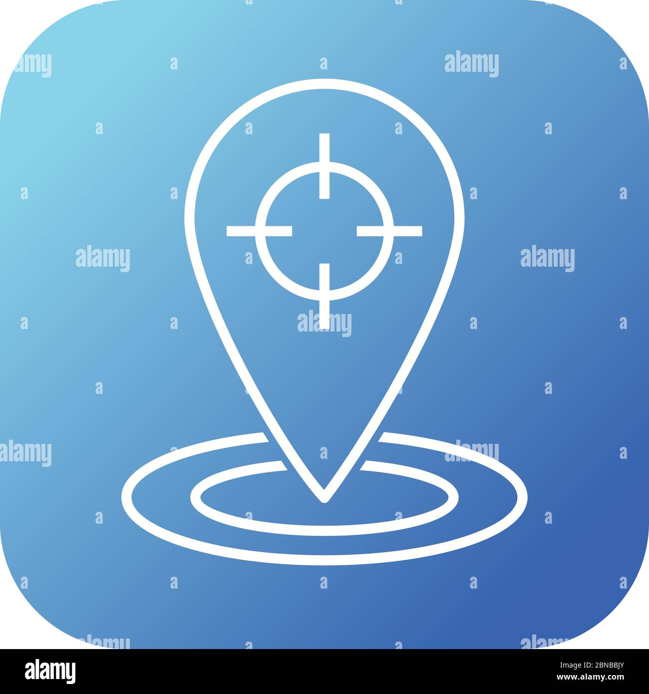 Beautiful Trace Location Line Vector Icon Stock Vector Image & Art - Alamy