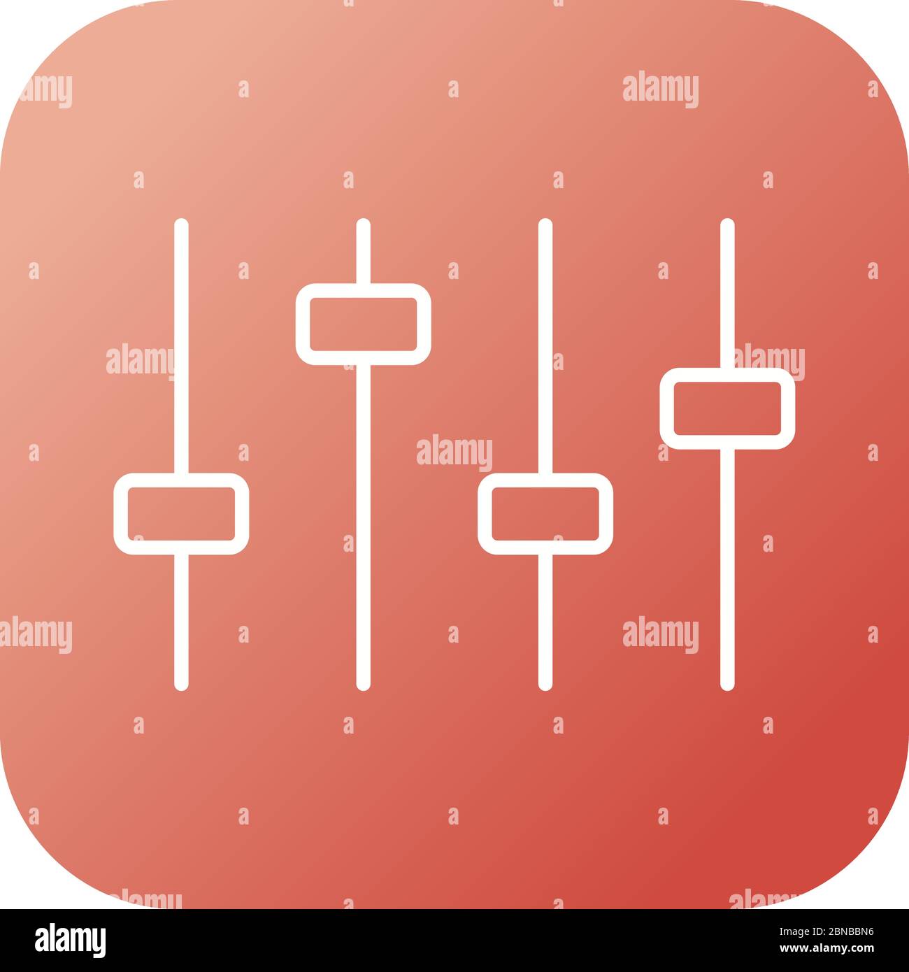 Beautiful Controls Line Vector Icon Stock Vector Image & Art - Alamy