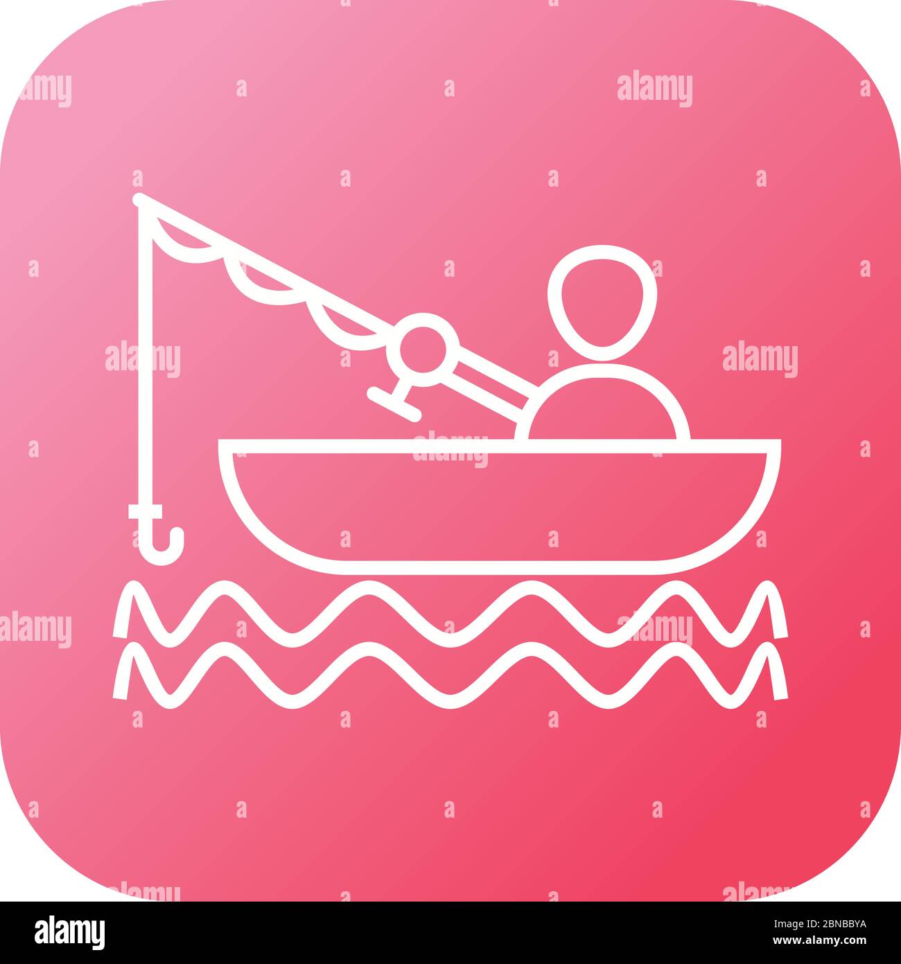 Beautiful Fishing Line Vector Icon Stock Vector Image & Art - Alamy