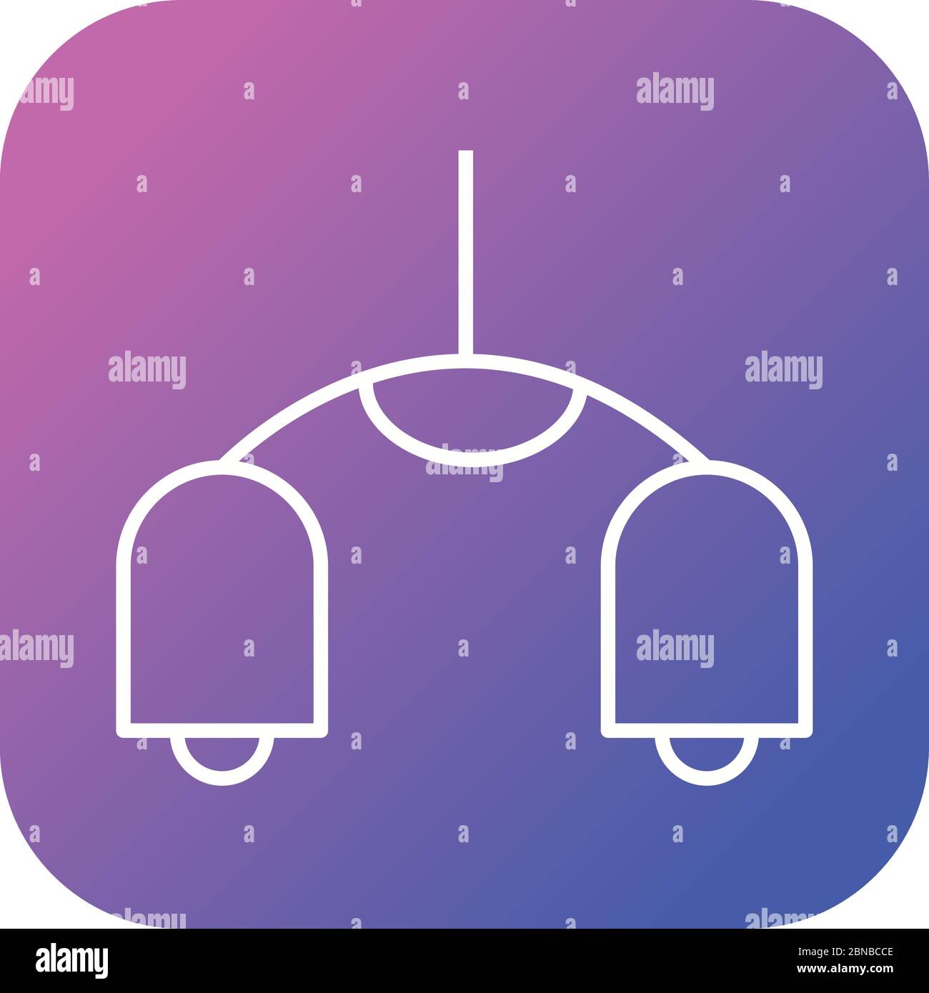 Beautiful Ceiling Light Line Vector Icon Stock Vector Image & Art - Alamy