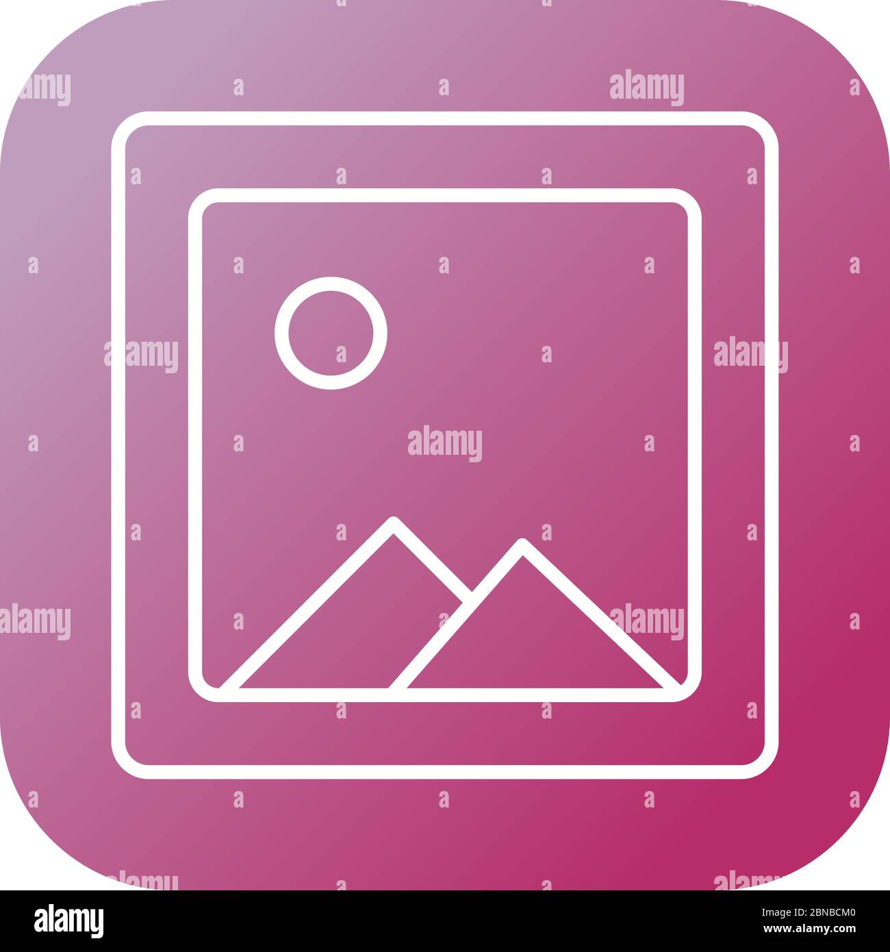 Beautiful Gallery Line Vector Icon Stock Vector Image & Art - Alamy