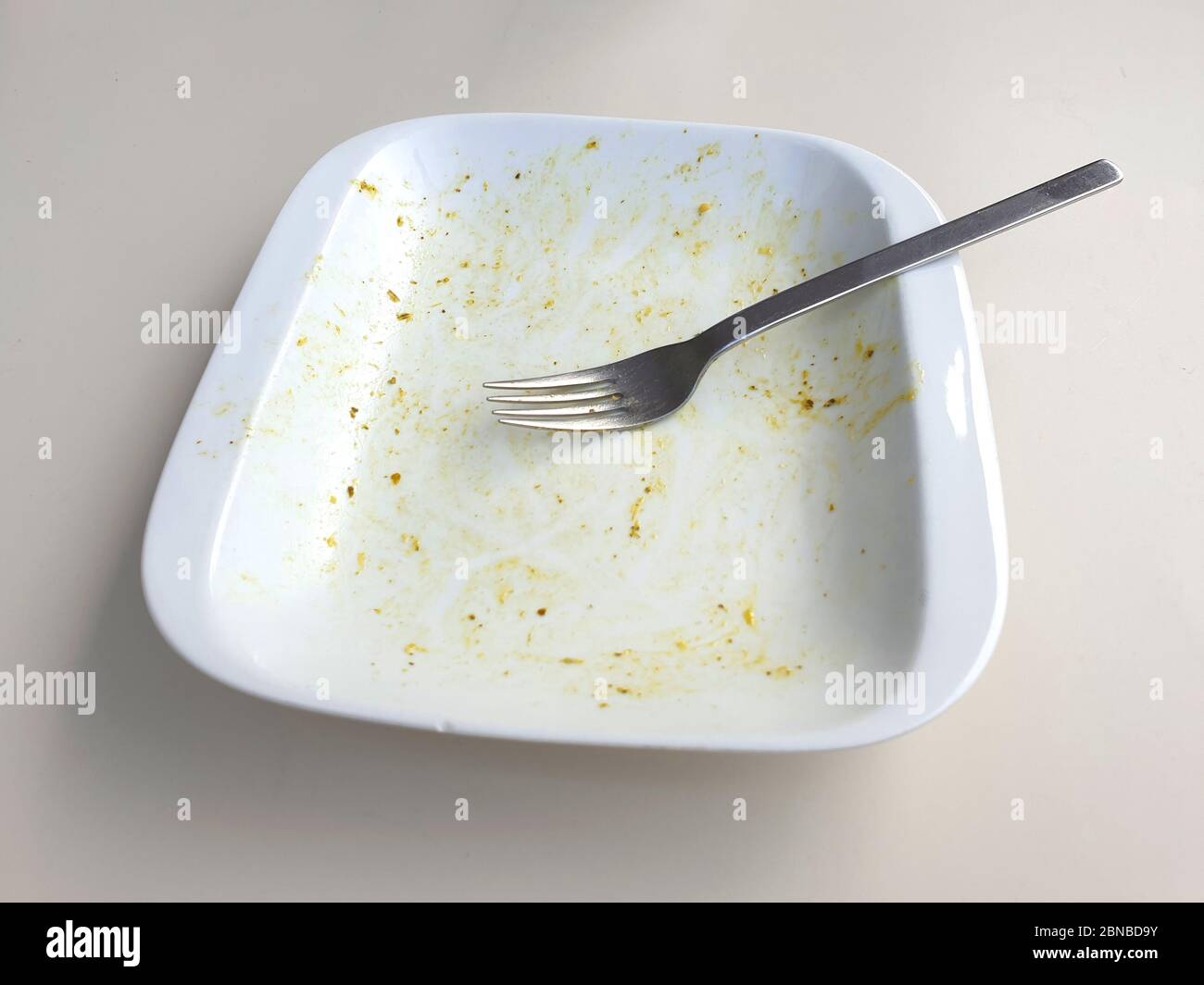Empty used plate hi-res stock photography and images - Alamy