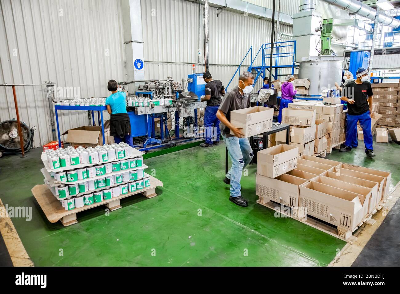 Johannesburg, South Africa - October 19, 2012: Diverse people working ...