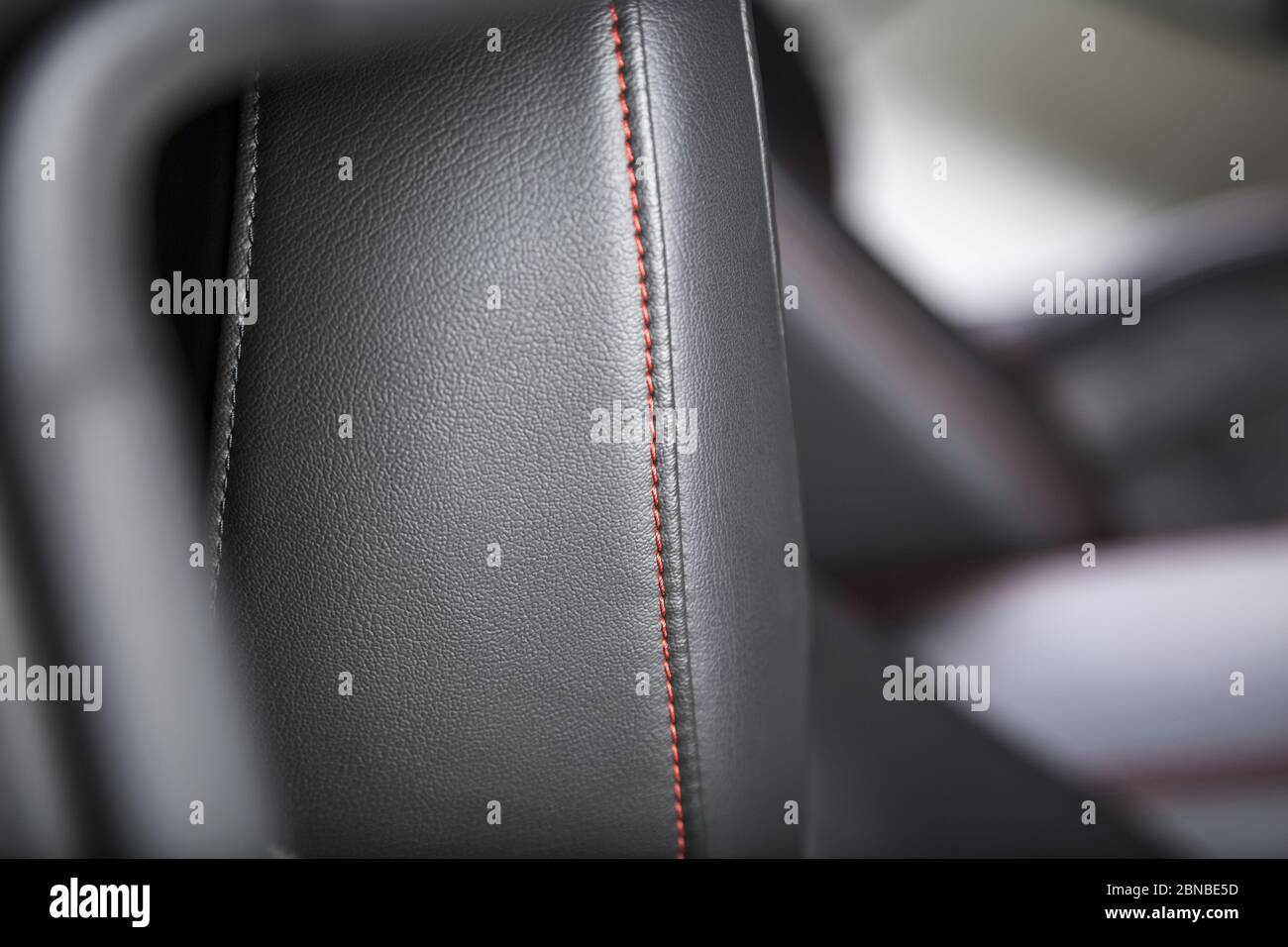 Closeup shot of the leather seat texture of a modern car Stock Photo ...