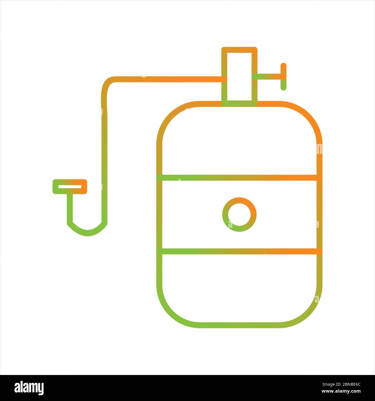 Beautiful Cylinder Line Vector Icon Stock Vector Image & Art - Alamy
