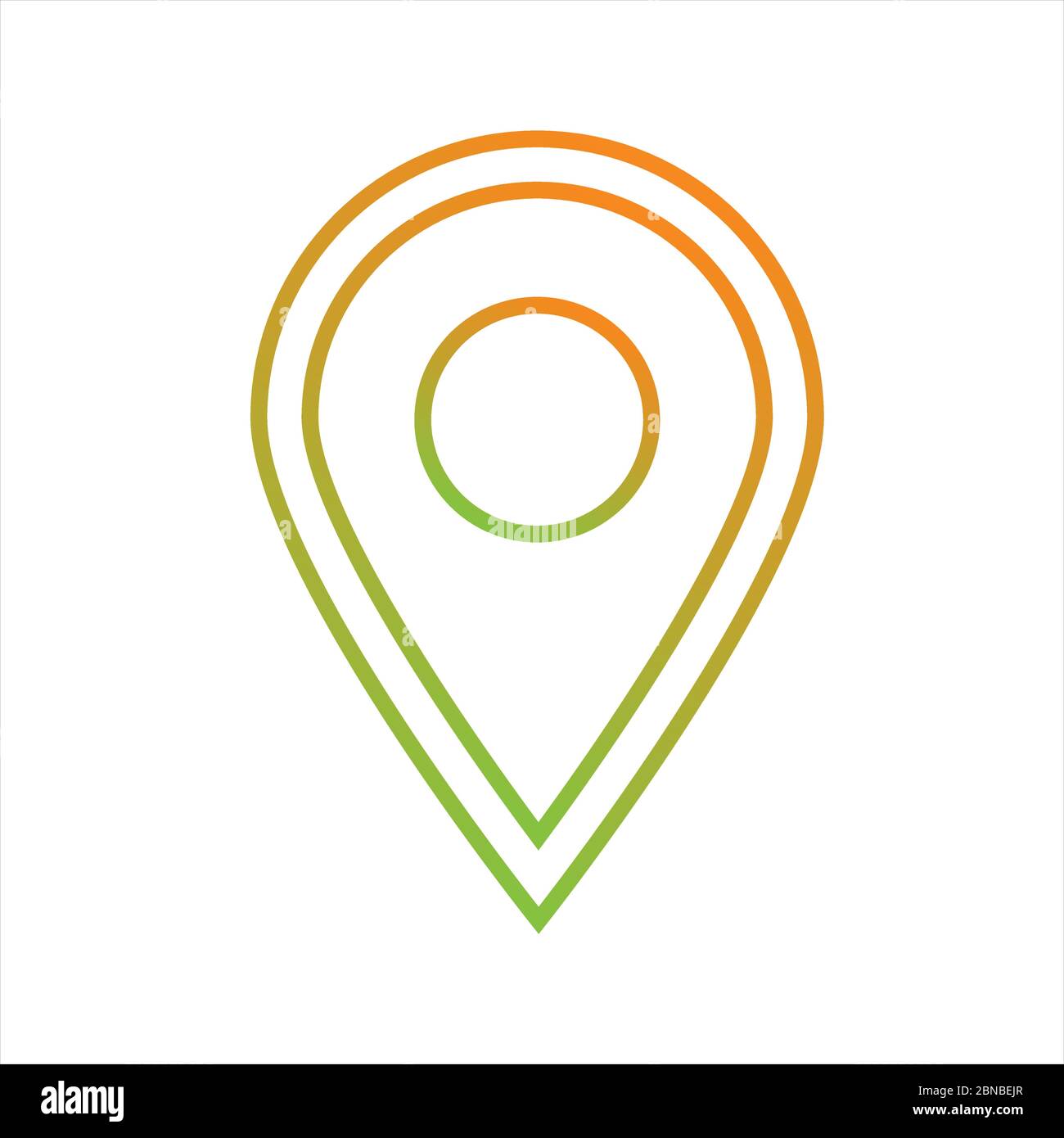 Pin location icon iconic hi-res stock photography and images - Alamy