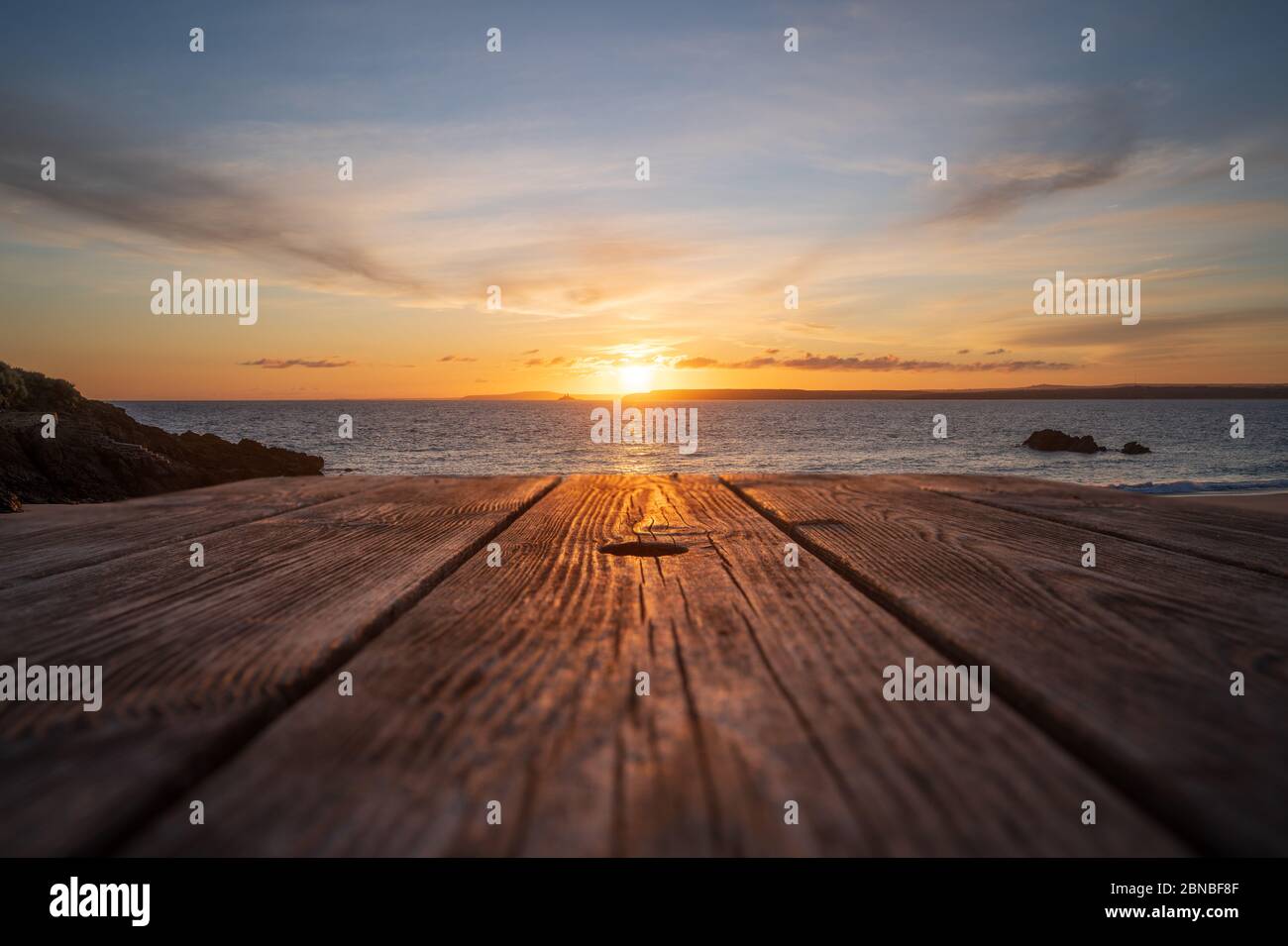 Table Top Sunrise Stock Photo - Alamy