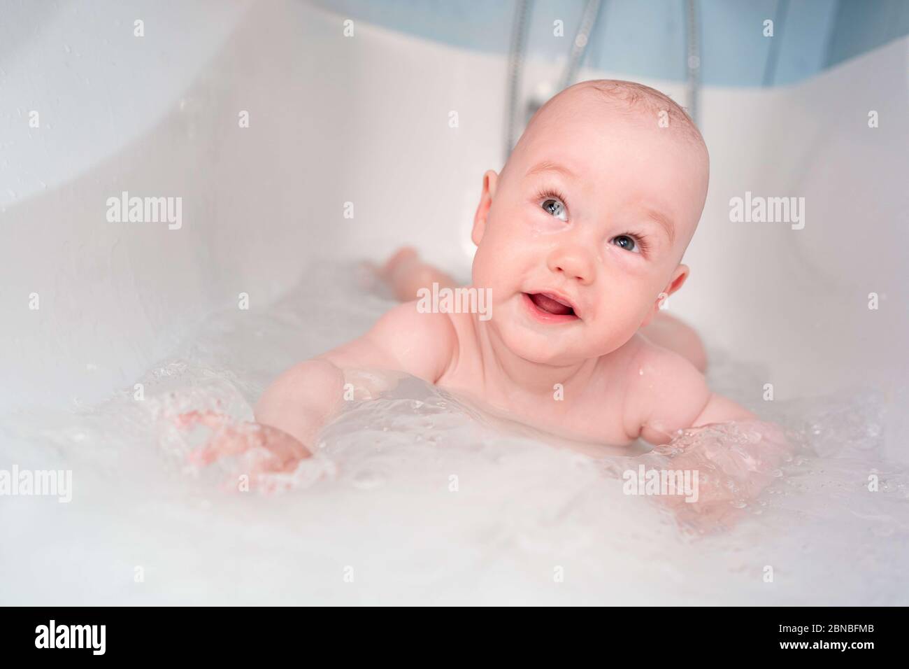 Baby Bath Time Splashing
