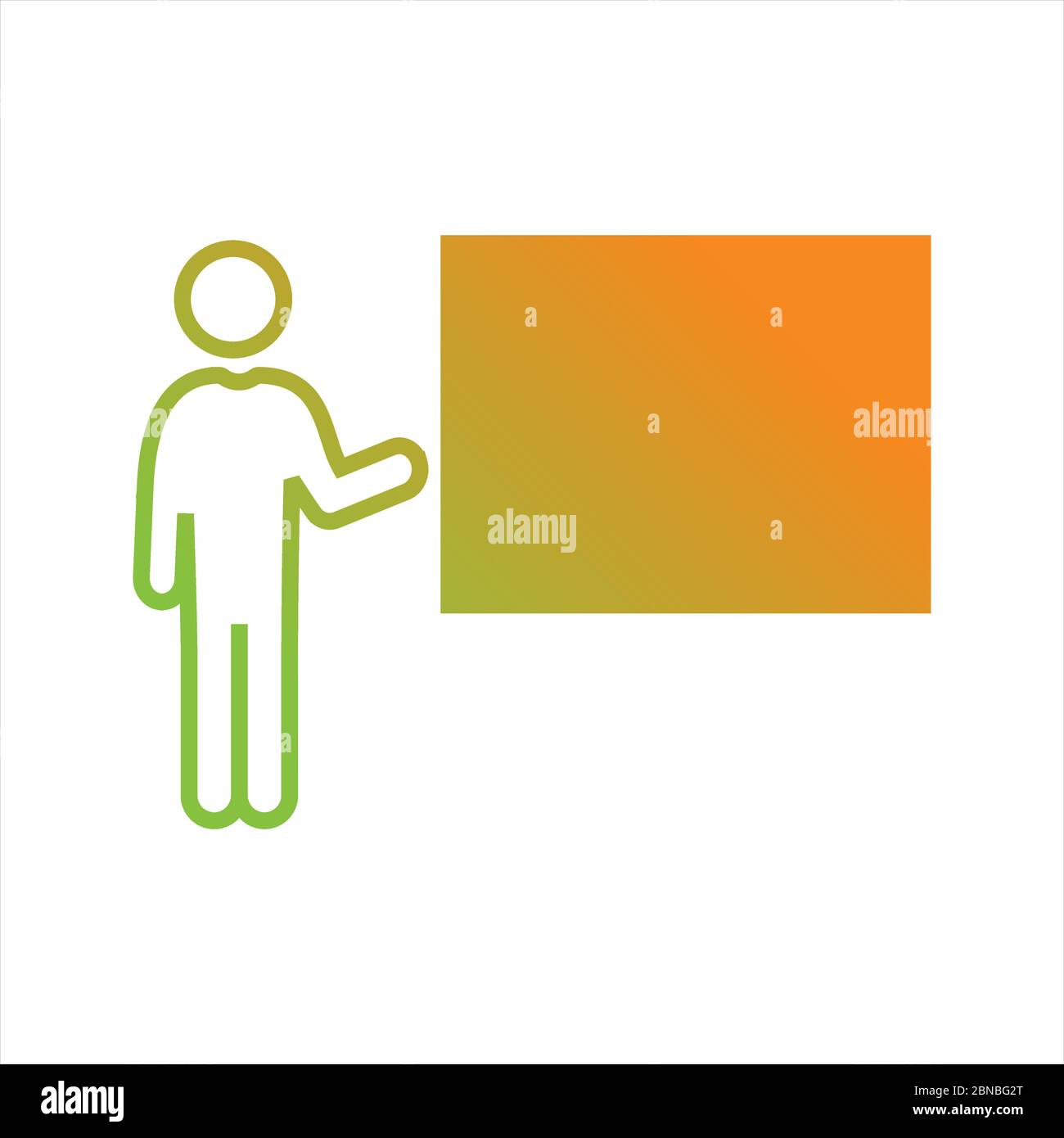 Beautiful Presentation Line Vector Icon Stock Vector Image & Art - Alamy