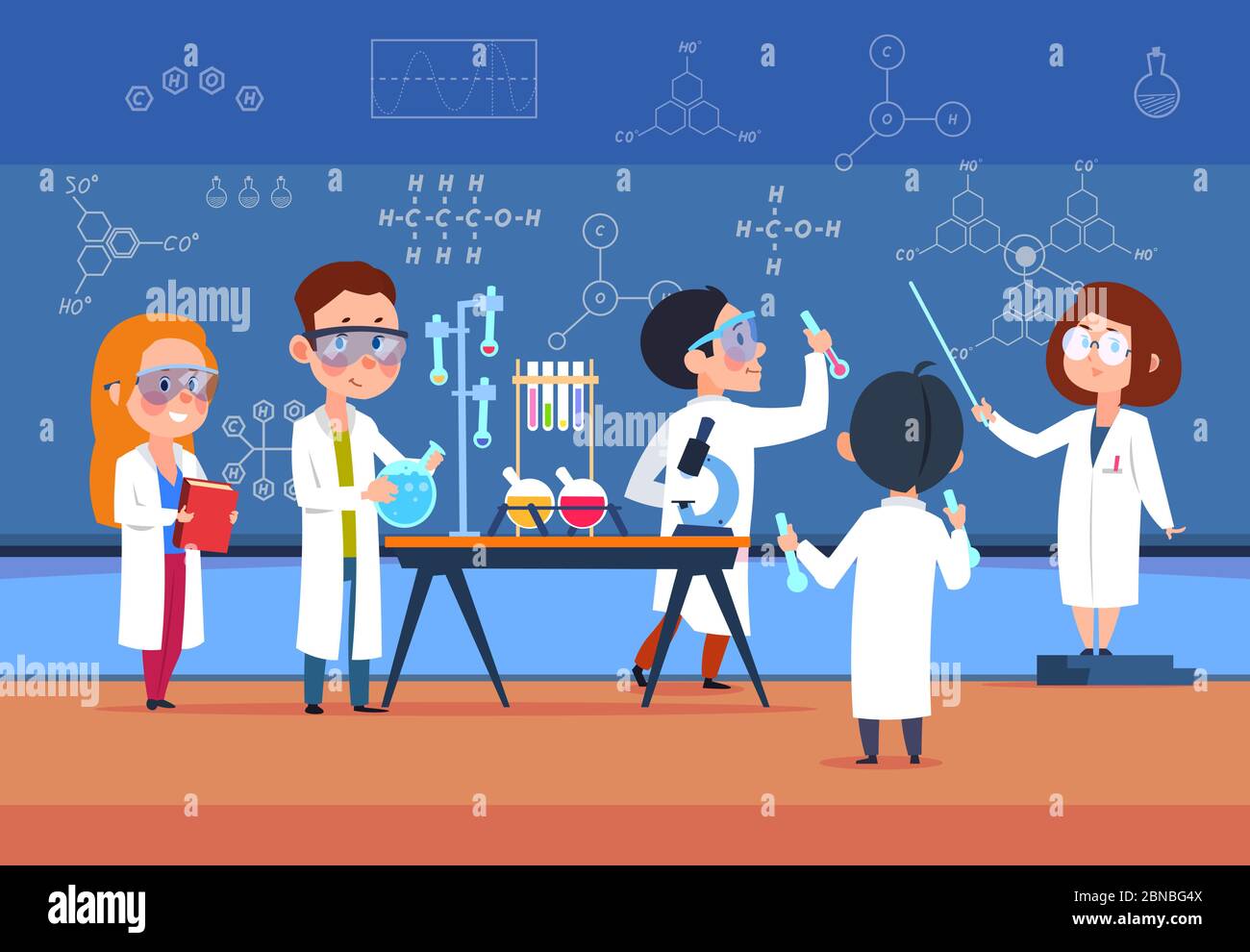 Science experiment cartoon hi-res stock photography and images - Alamy