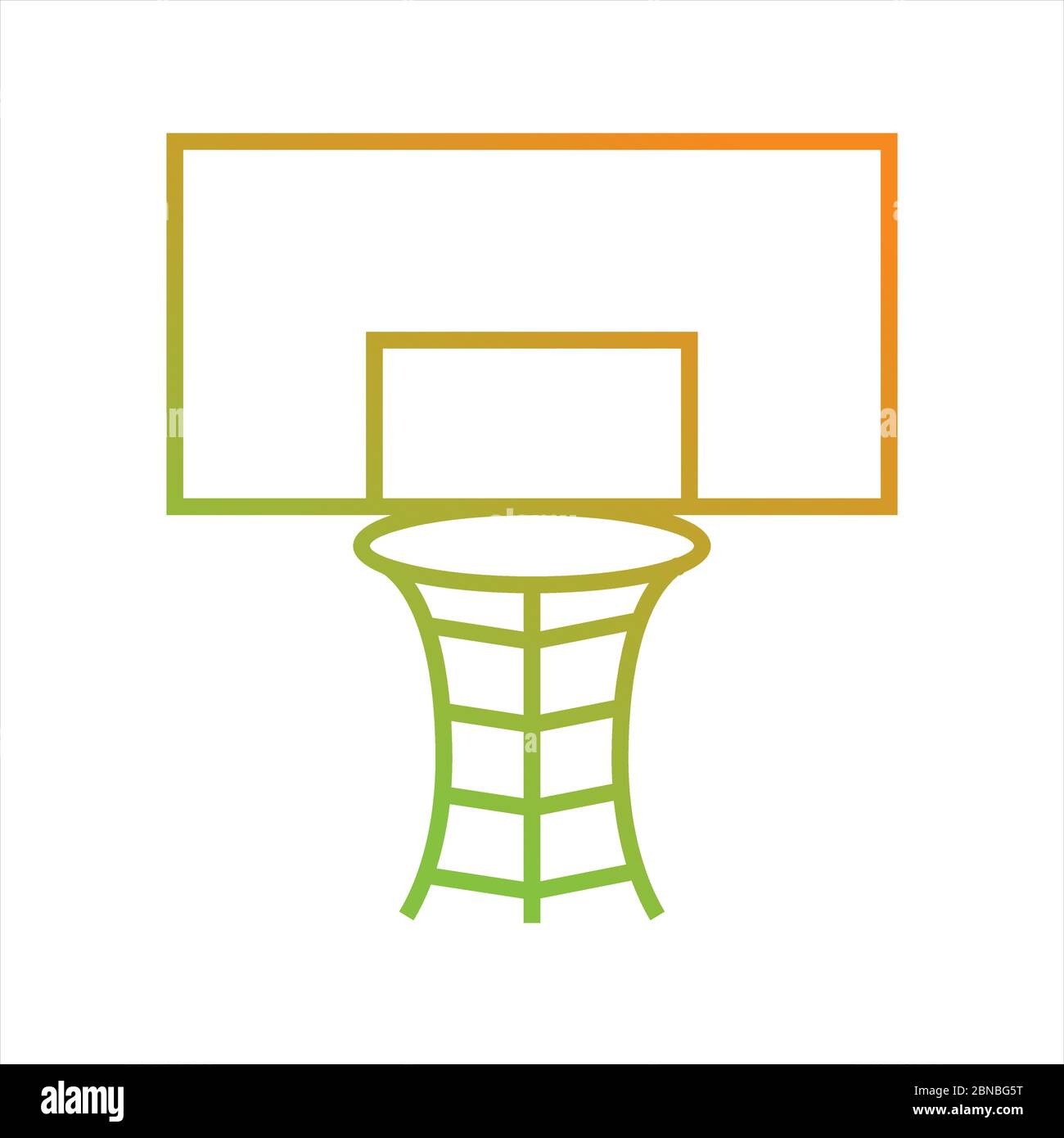 Beautiful Volleyball Hoop Vector Icon Stock Vector Image & Art - Alamy
