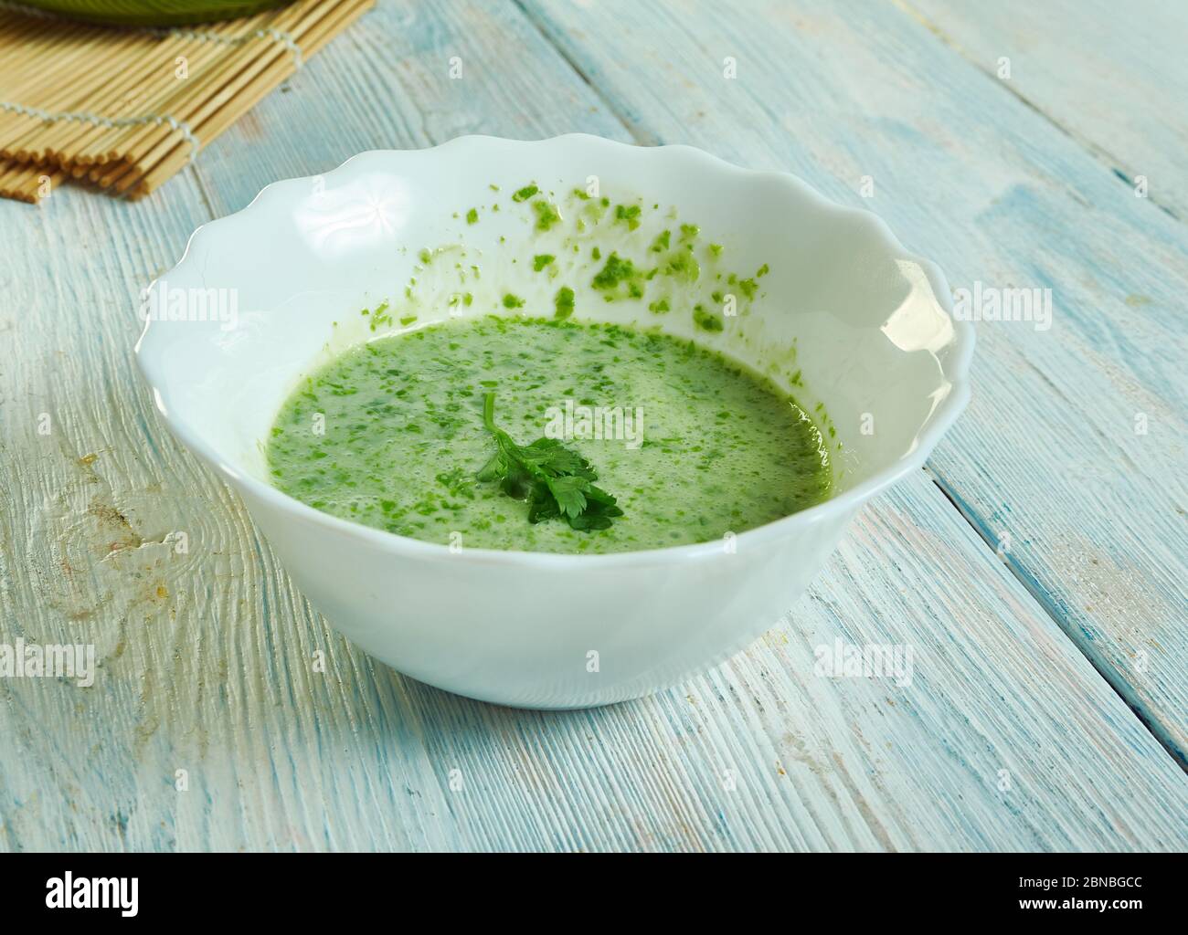 Ndole - Cameroonian dish consisting of stewed nuts, ndoleh, West Africa ...