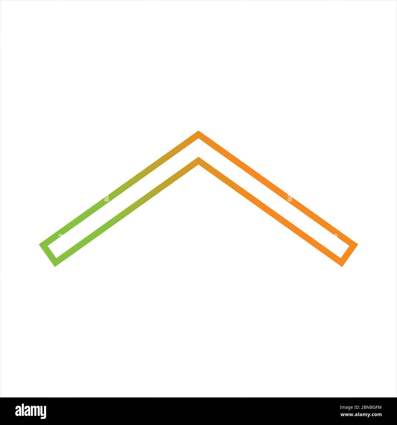 Beautiful Arrow Up Line Vector Icon Stock Vector Image & Art - Alamy