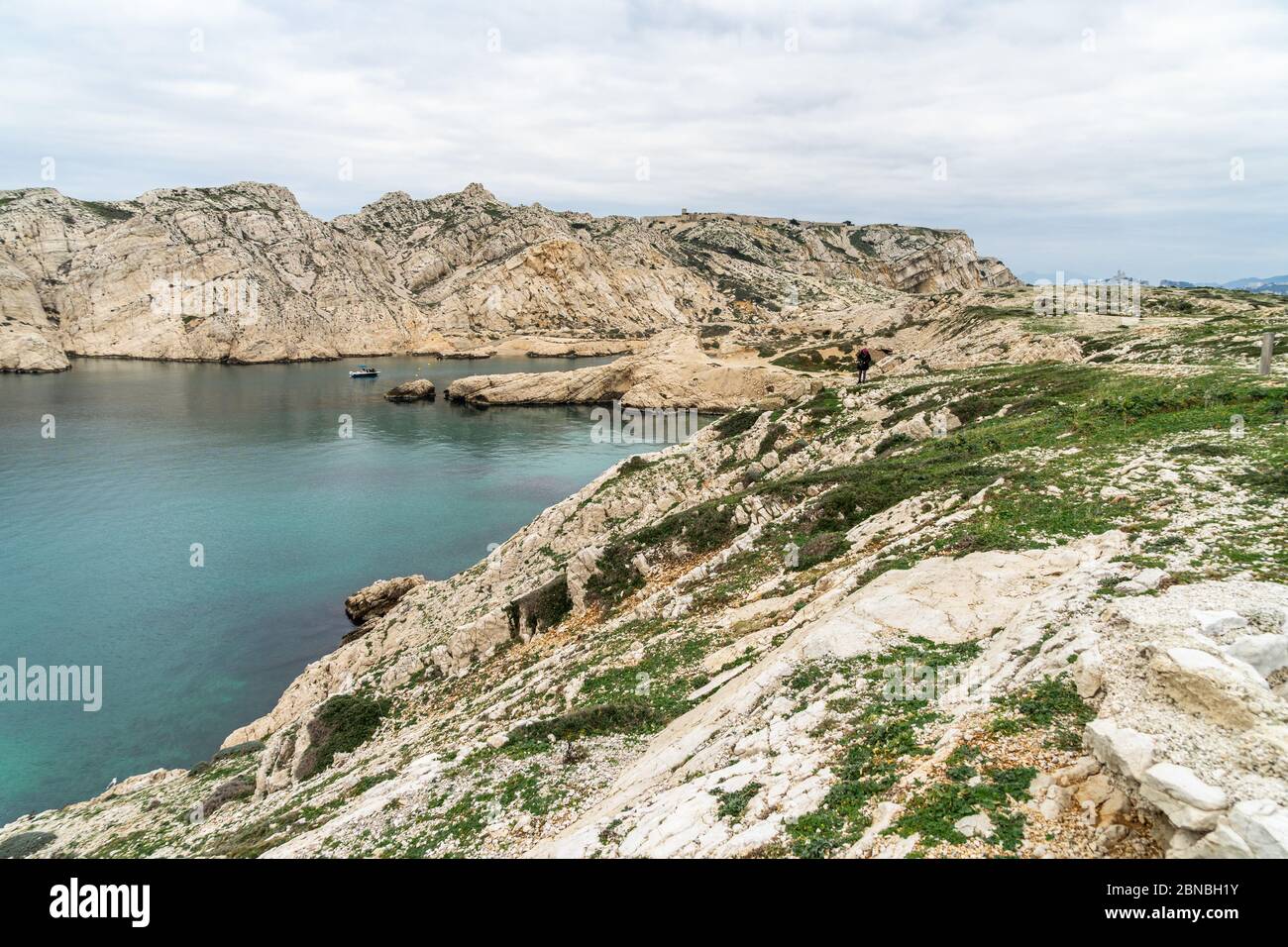 Amazing view of the landscape of Ratonneau island, part of Frioul ...