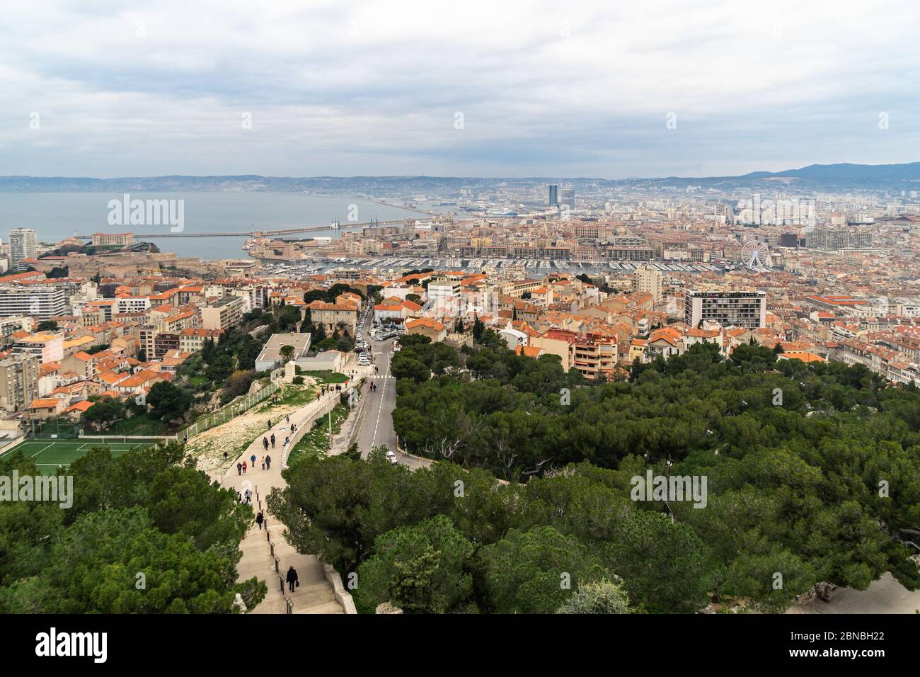 Birds eye view marseille hi-res stock photography and images - Alamy