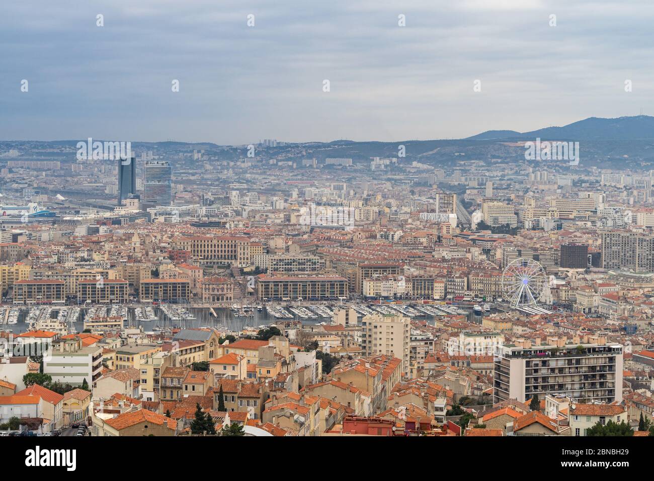 Birds eye view marseille hi-res stock photography and images - Alamy