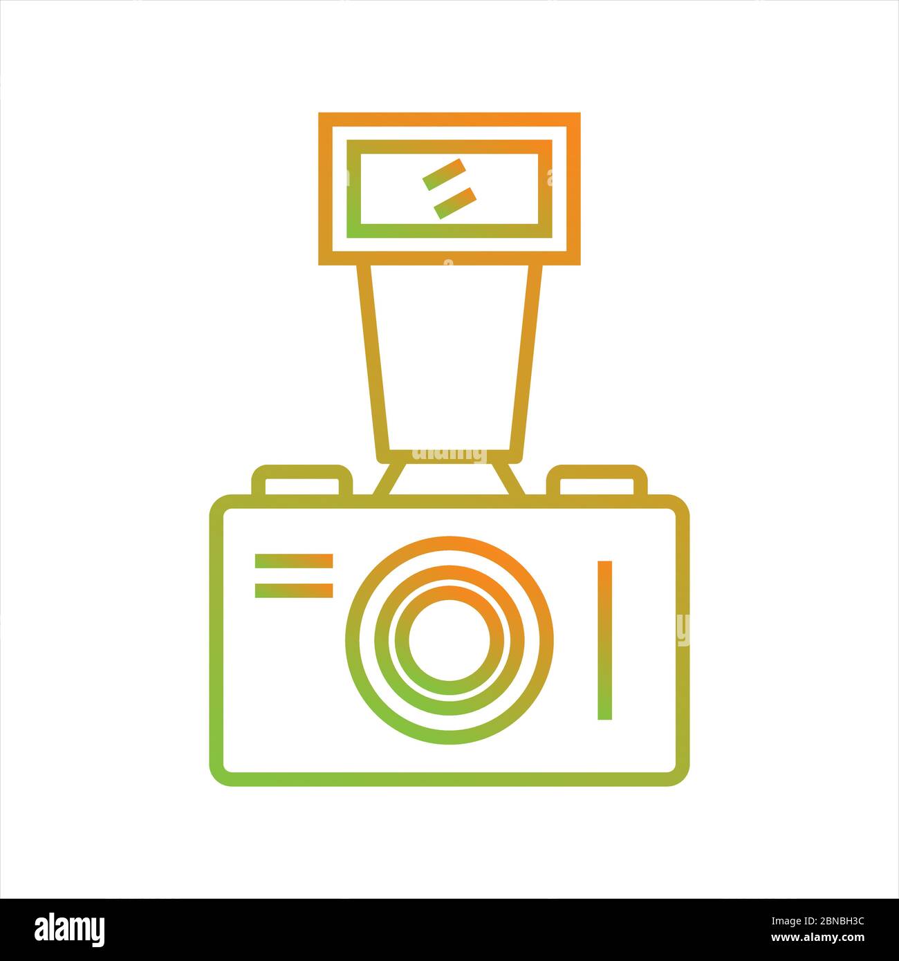 Beautiful Old Video Camera Line Vector Icon Stock Vector Image & Art ...