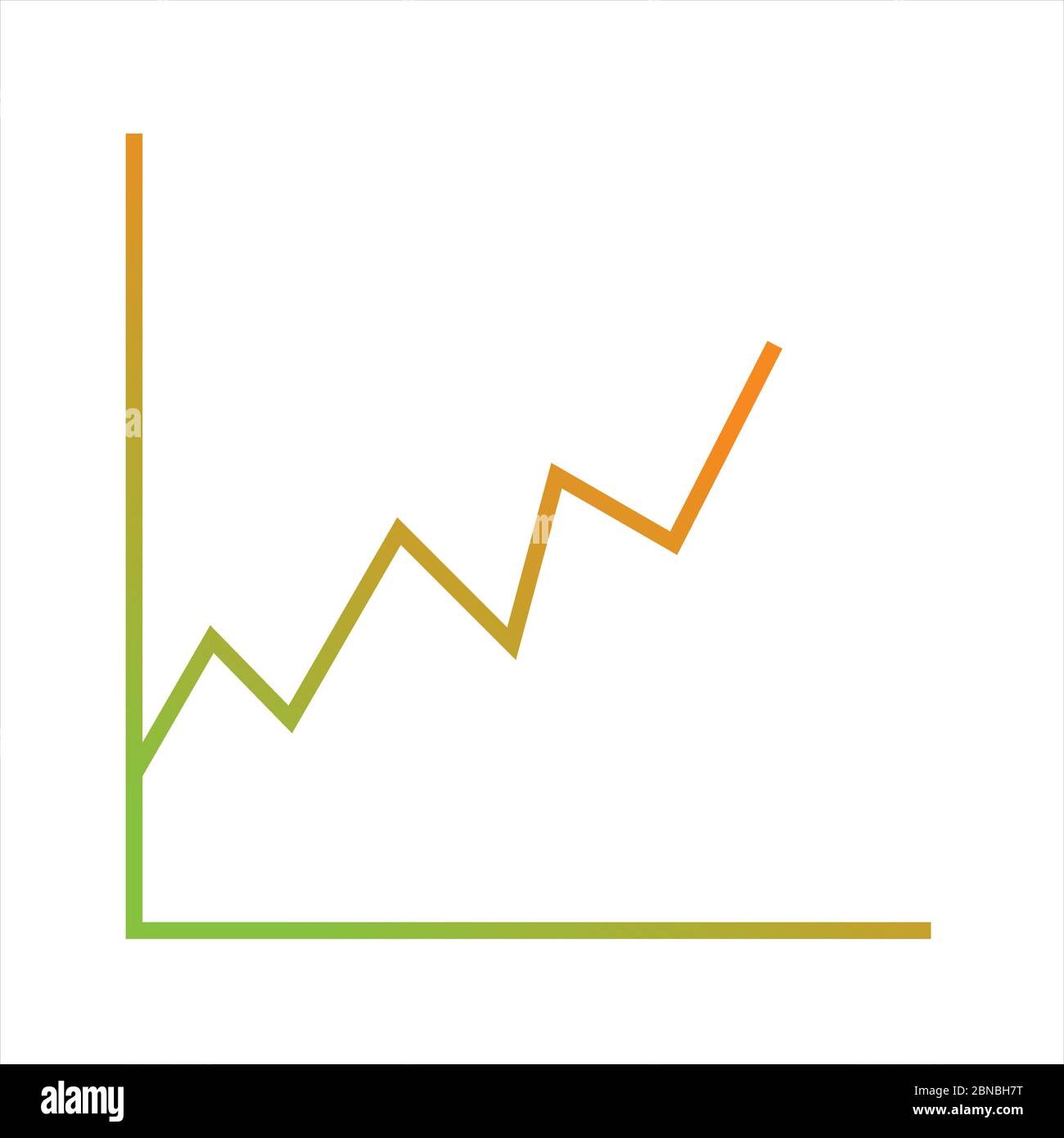 Beautiful Graph Line Vector Icon Stock Vector Image & Art - Alamy