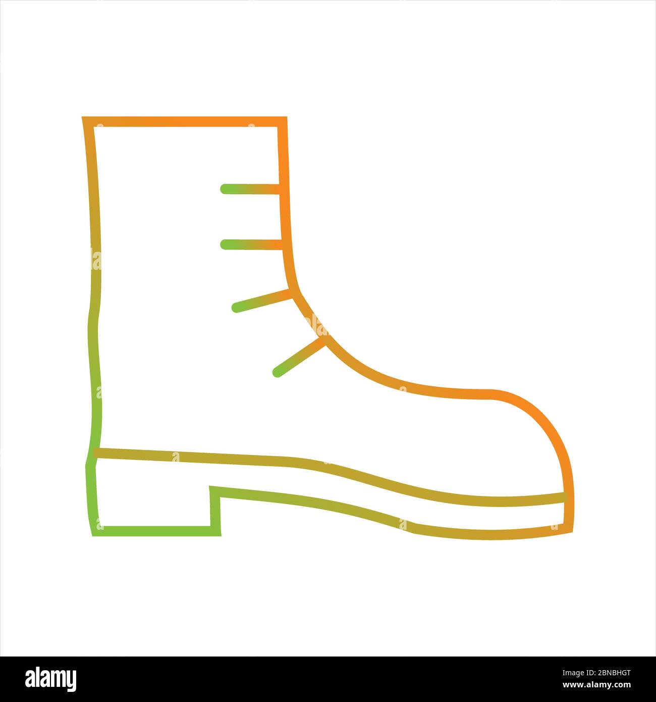 Beautiful Long boot Line Vector Icon Stock Vector Image & Art - Alamy