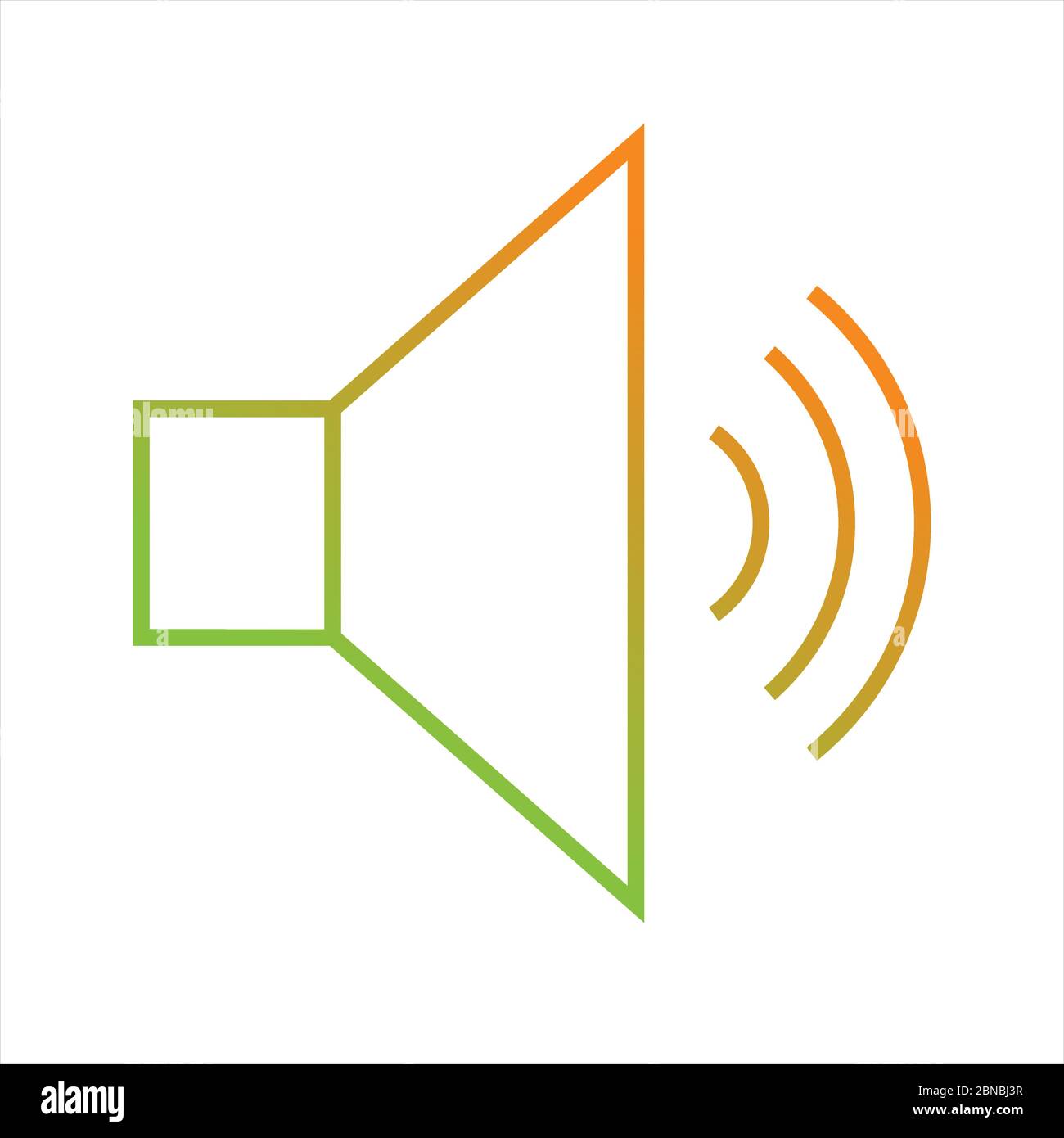 Beautiful Loud Speaker Line Vector Icon Stock Vector Image & Art - Alamy
