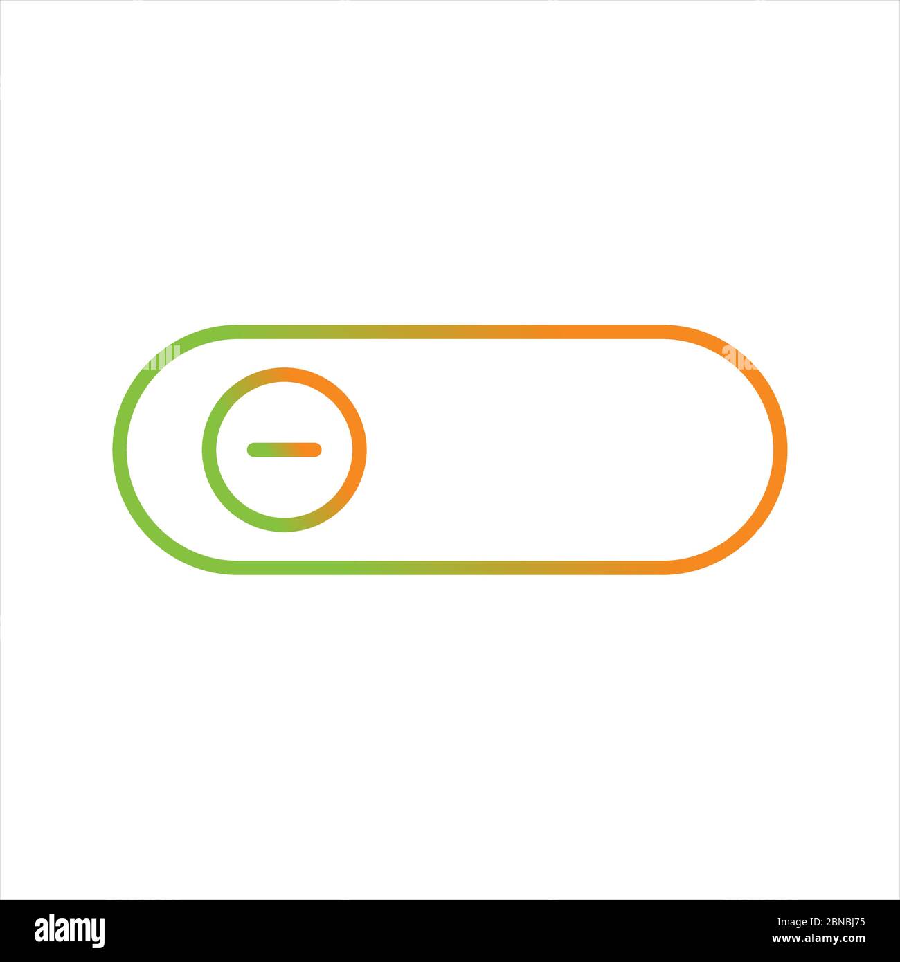 Beautiful Slide Button Line Vector Icon Stock Vector Image & Art - Alamy