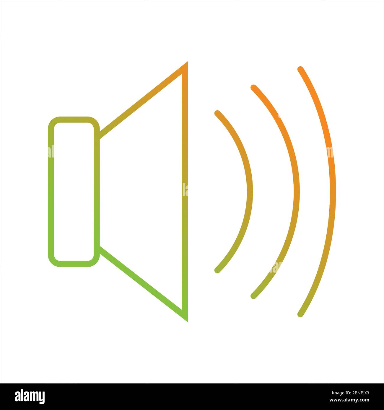 Beautiful Loud Speaker Line Vector Icon Stock Vector Image & Art - Alamy