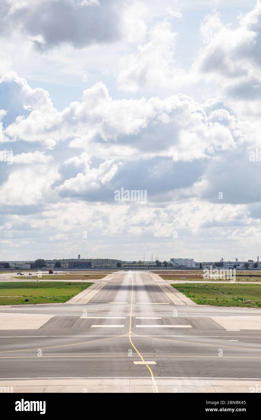 Empty Plane Runway