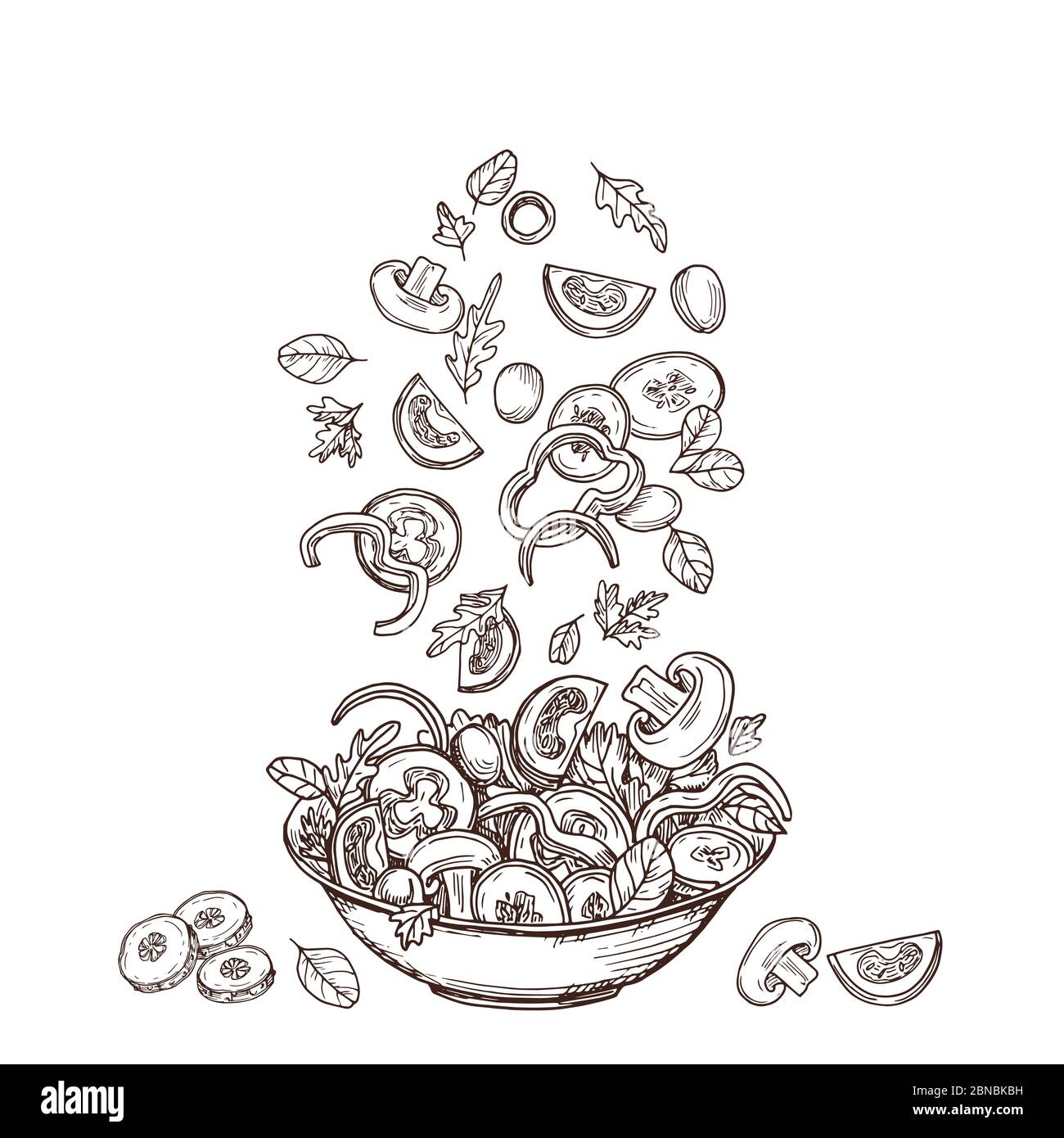 Tasty vegetarian healthy green Stock Vector Images - Alamy