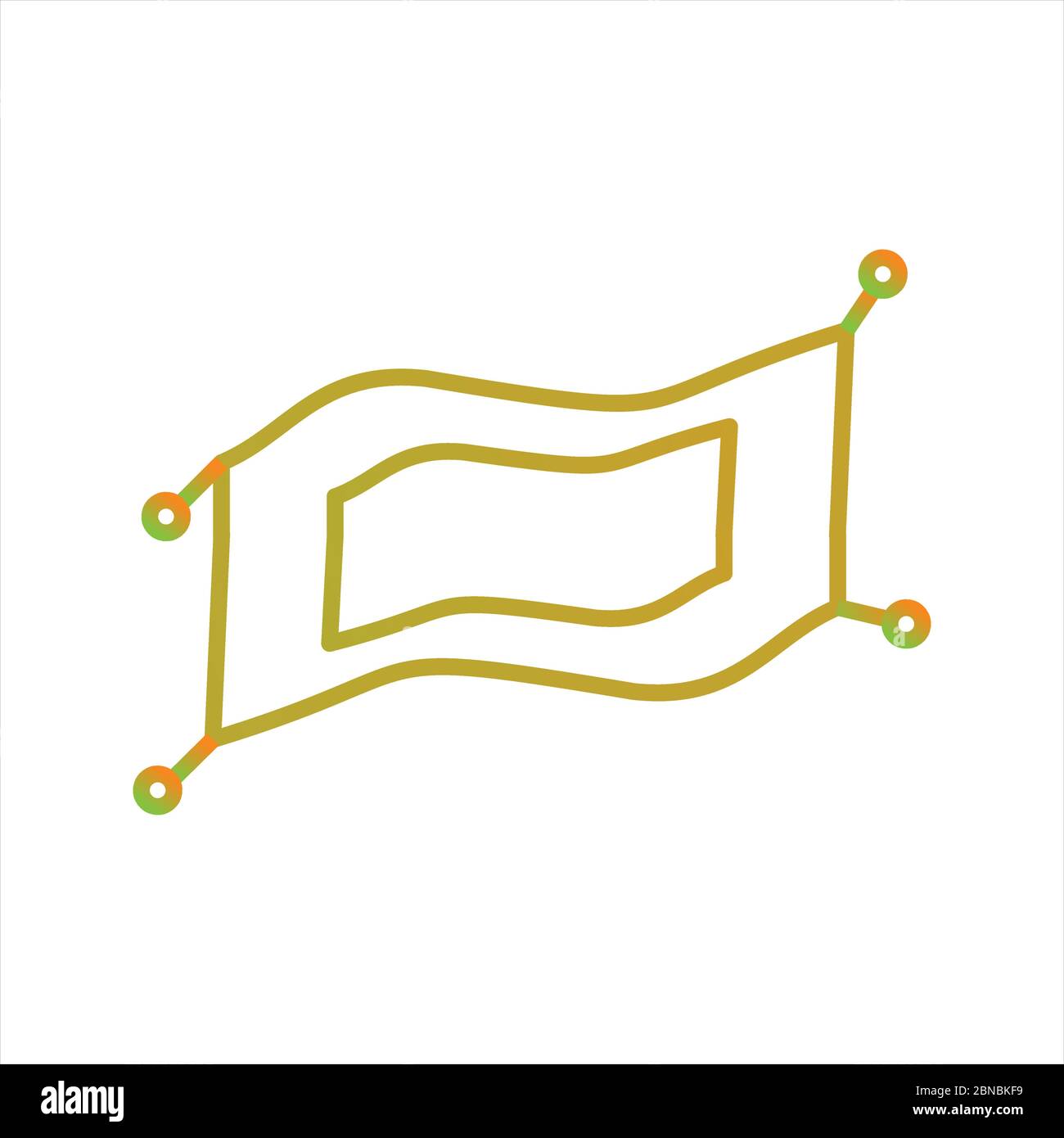 Beautiful Magical Carpet Line Vector Icon Stock Vector Image & Art - Alamy
