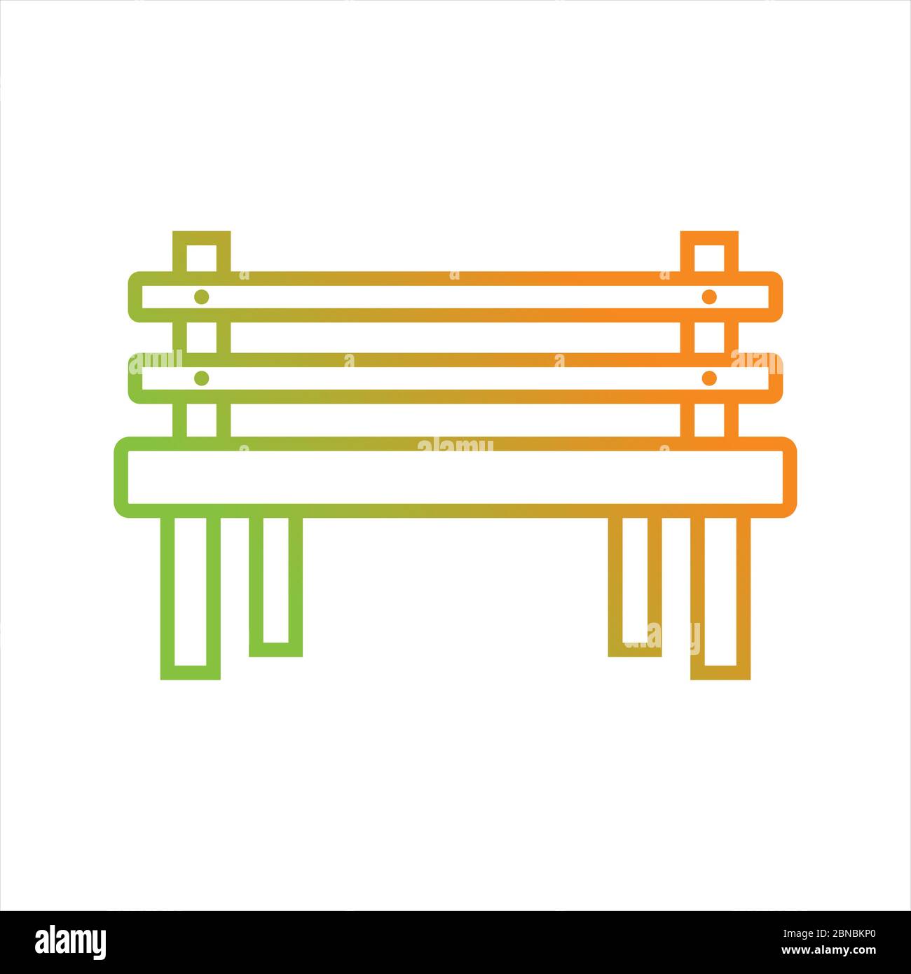 Iconic bench Stock Vector Images - Alamy