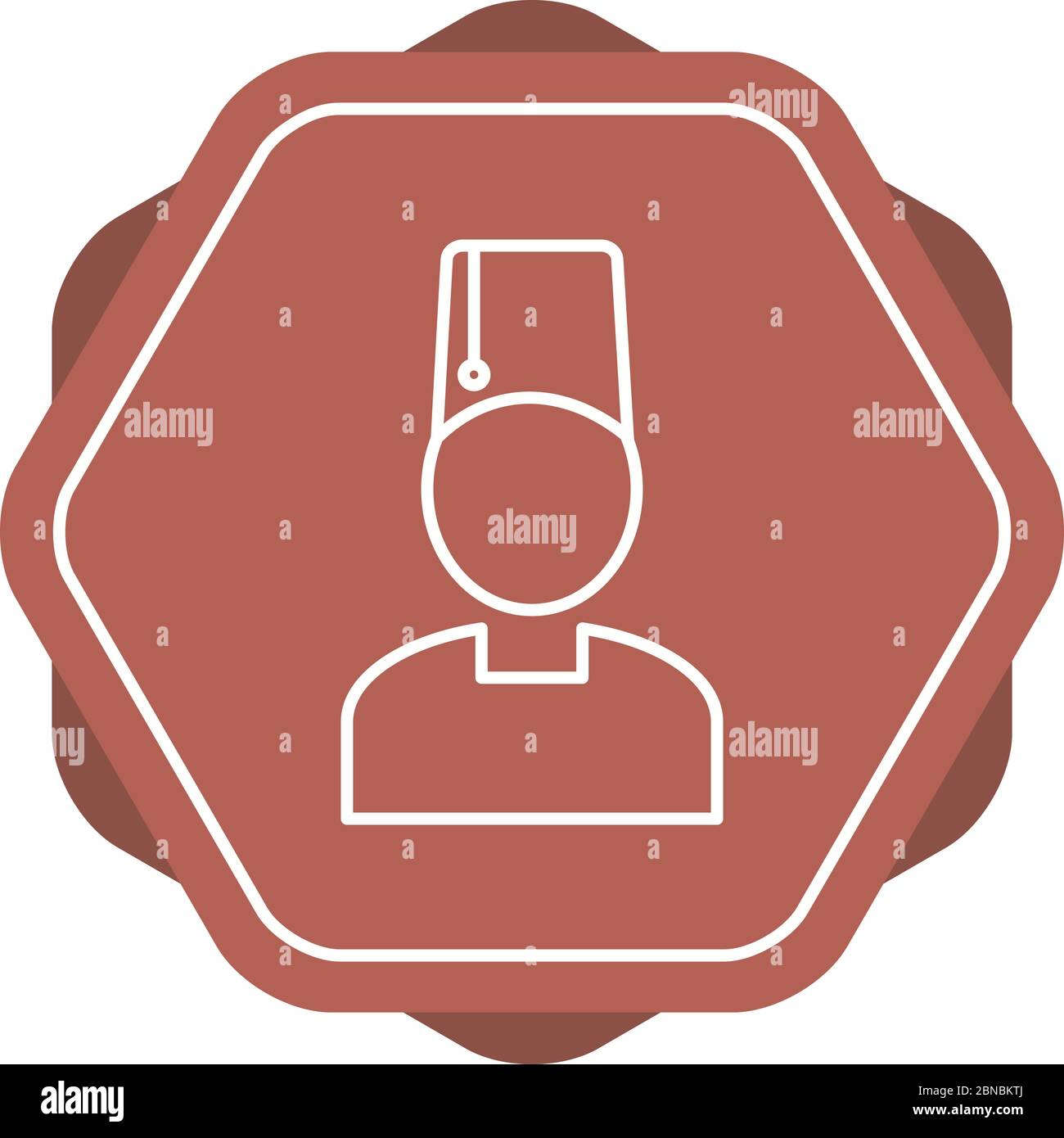 Beautiful Turkish Man Line Vector Icon Stock Vector Image & Art - Alamy