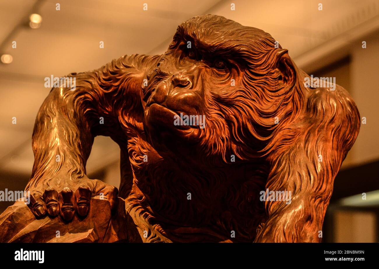 Ape statue hi-res stock photography and images - Alamy