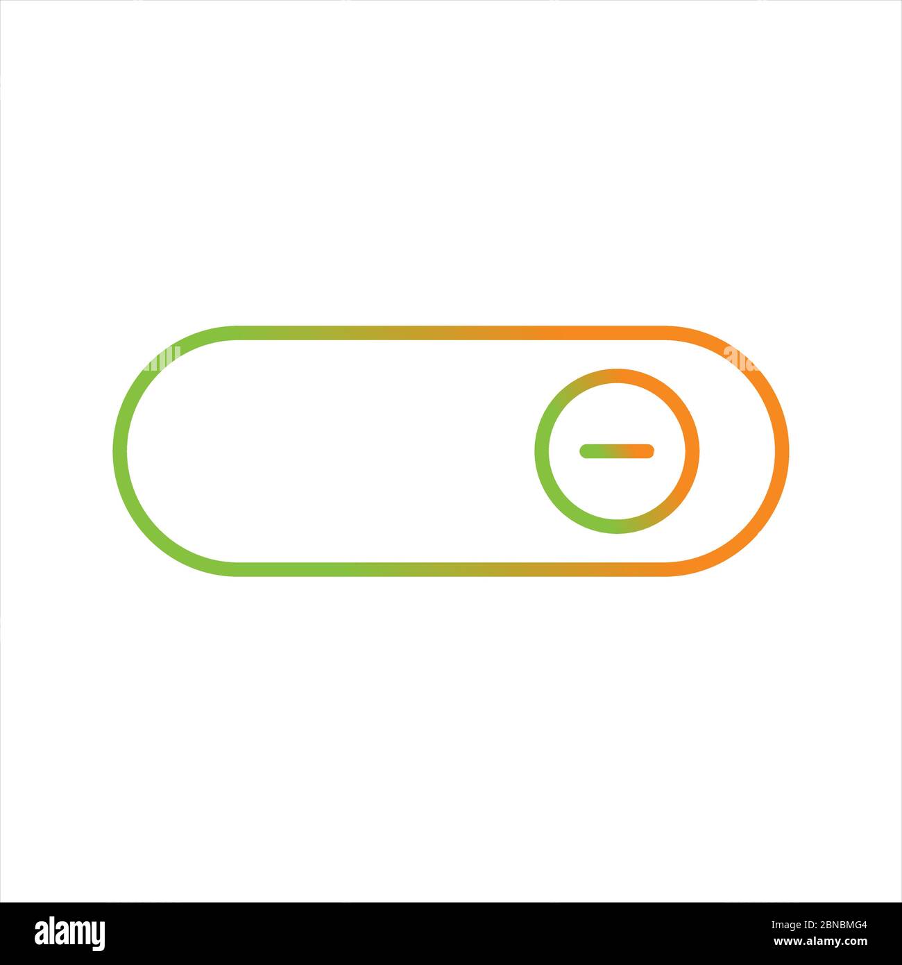Beautiful Slide button Line Vector Icon Stock Vector Image & Art - Alamy