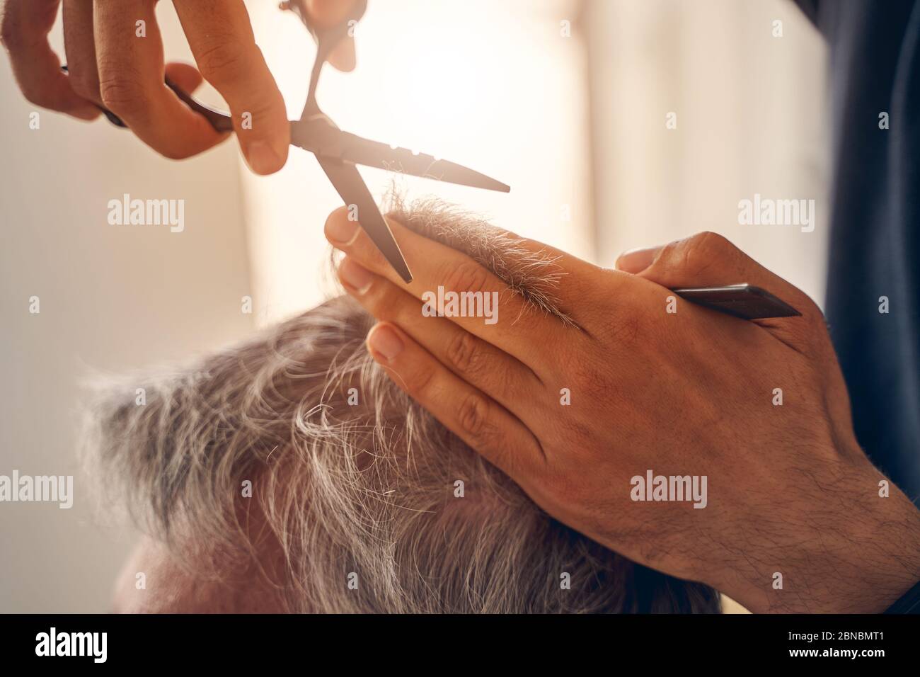 Sharp hair cuts hi-res stock photography and images - Alamy