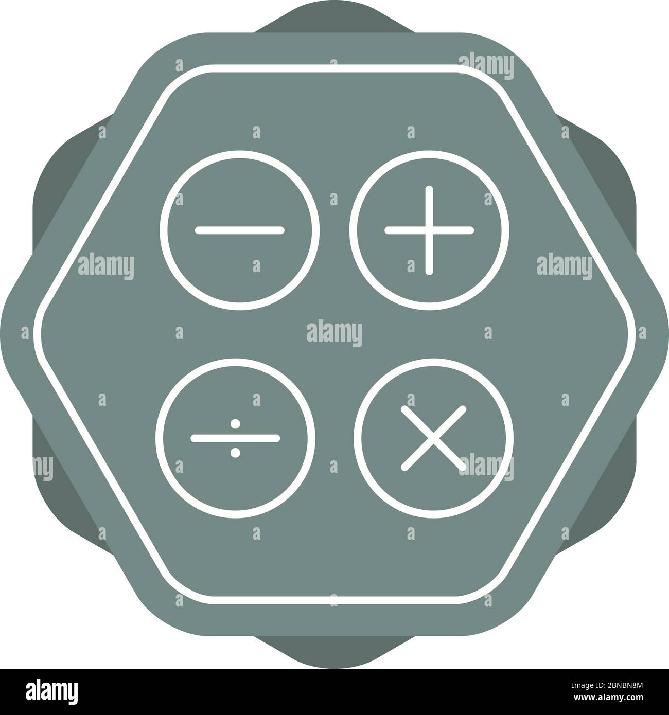 Beautiful Math Symbols Line Vector Icon Stock Vector Image & Art - Alamy