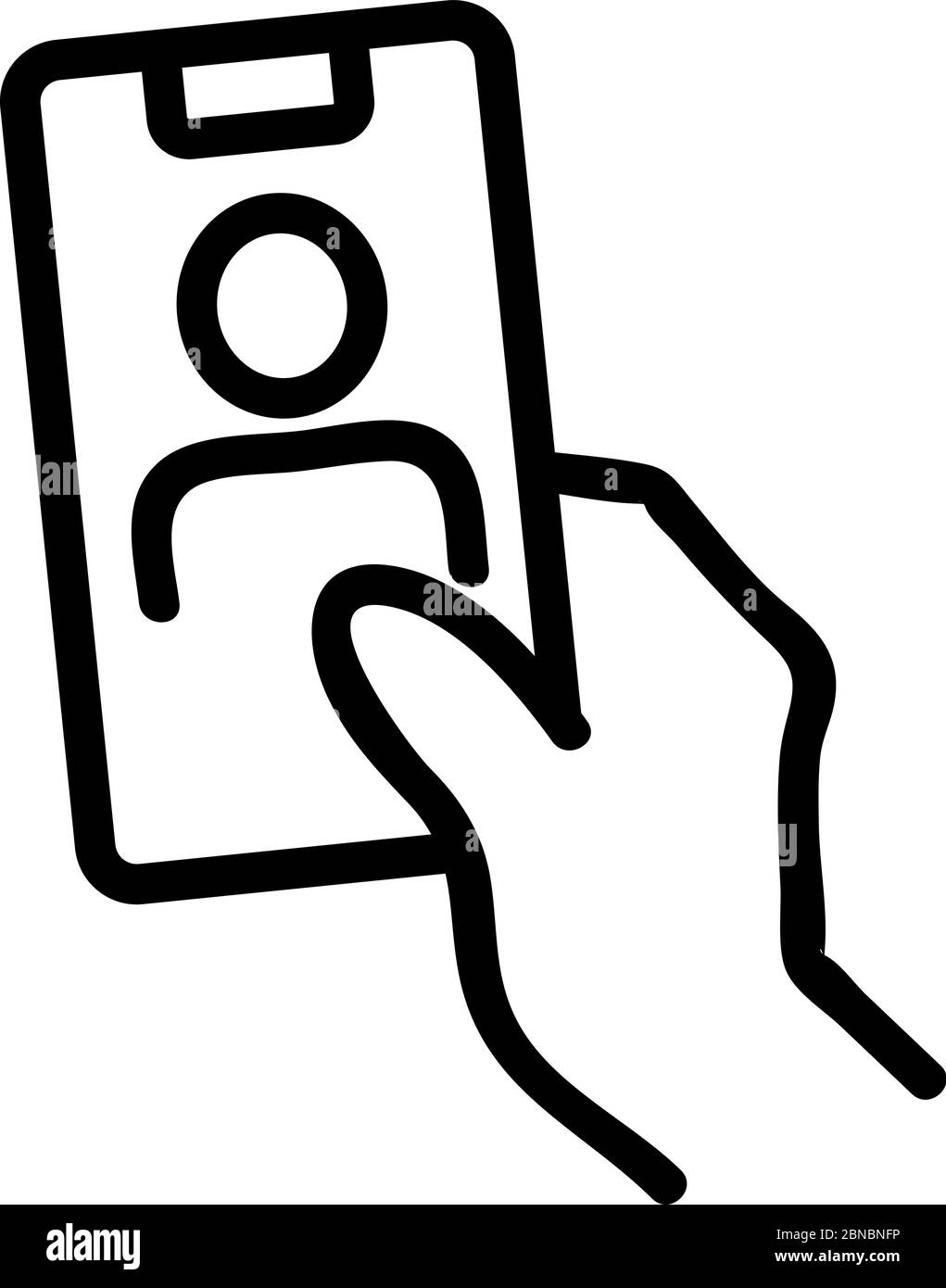 Selfie phone view Black and White Stock Photos & Images - Alamy