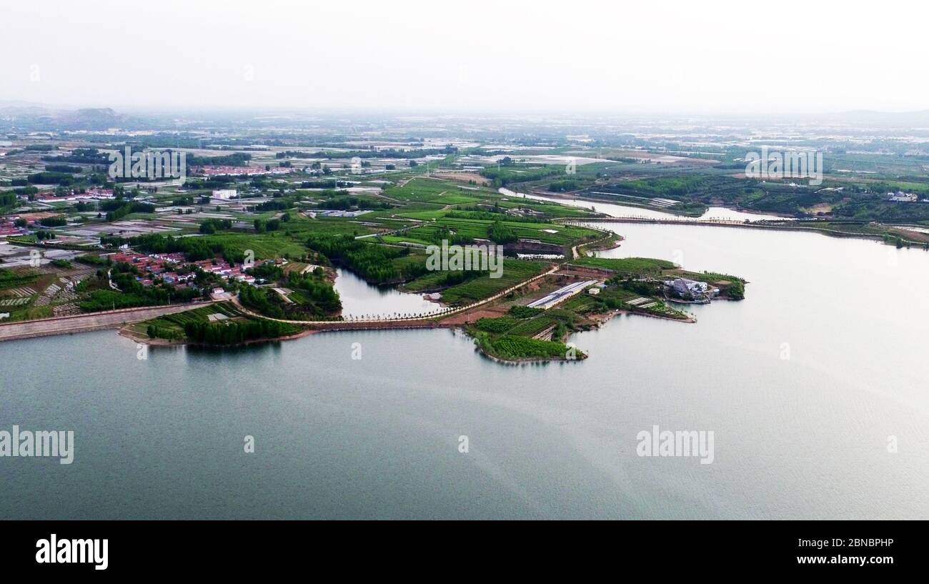 Juxian. 12th May, 2020. Aerial photo taken on May 12, 2020 shows the ...