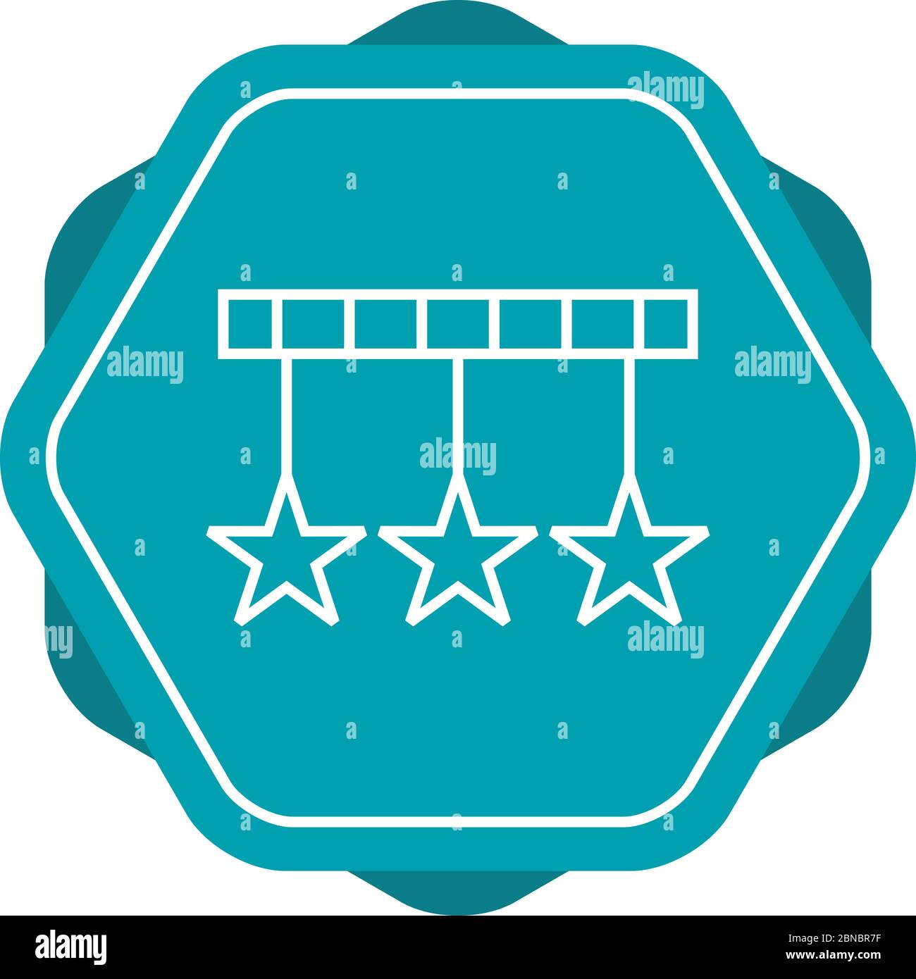 Stars line icon three hi-res stock photography and images - Alamy