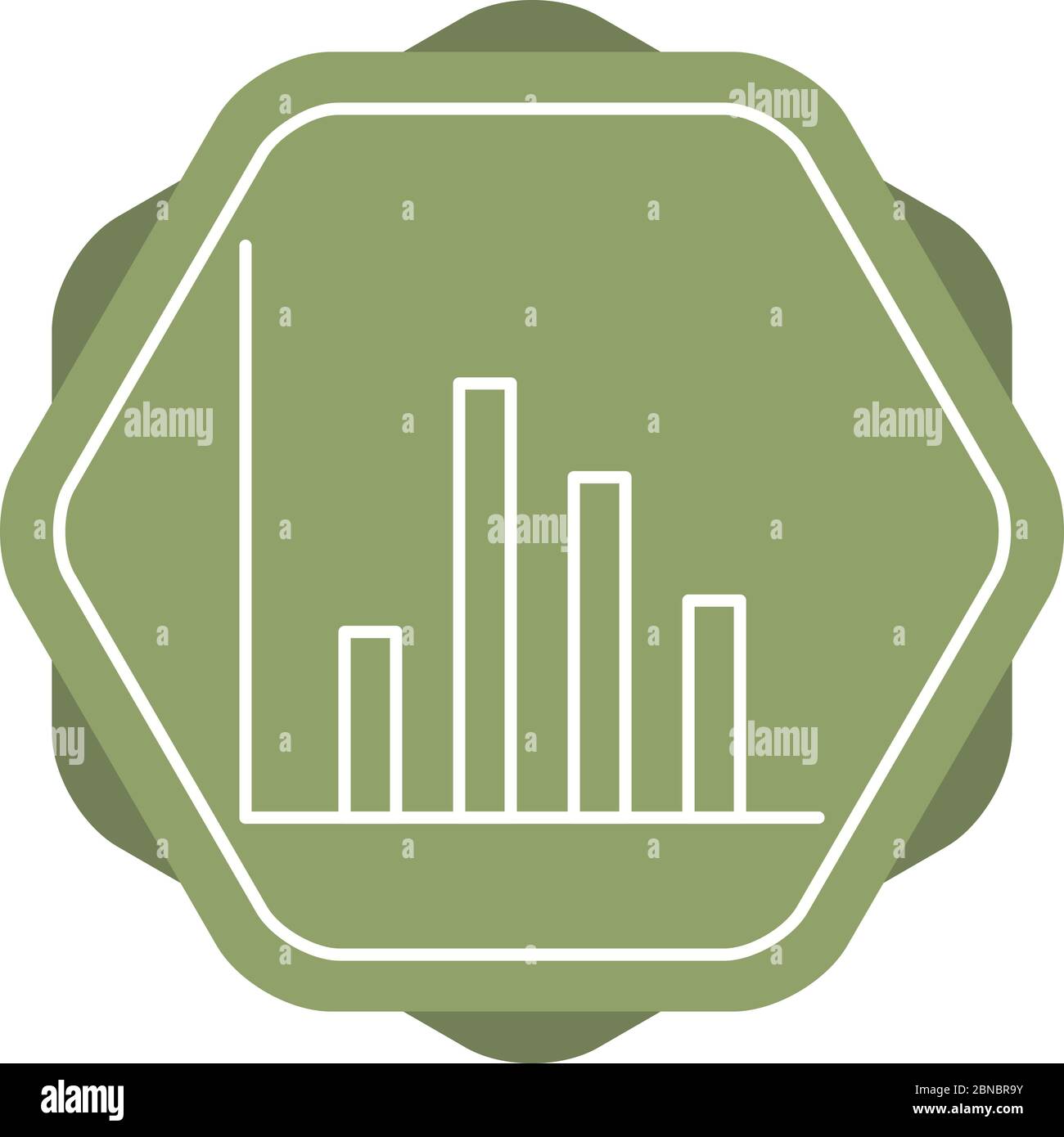 Beautiful Graph Line Line Vector Icon Stock Vector Image & Art - Alamy
