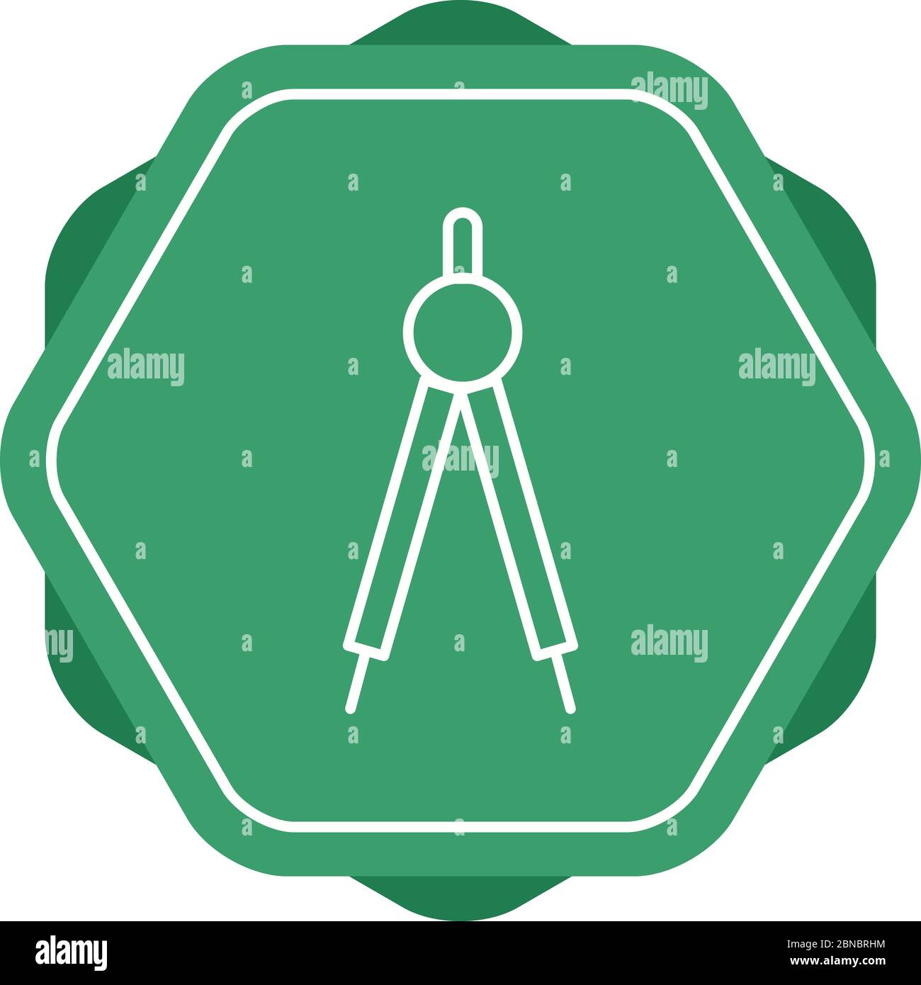 Beautiful Compass Line Vector Icon Stock Vector Image & Art - Alamy