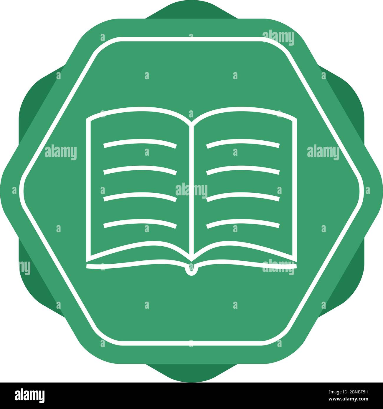 Beautiful Open Book Line Vector Icon Stock Vector Image & Art - Alamy