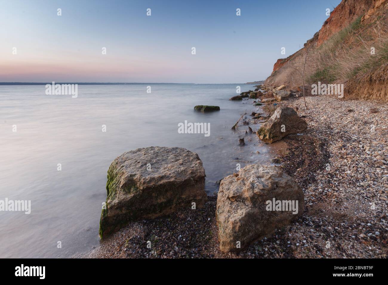 Sea landscape in the morning Stock Photo - Alamy